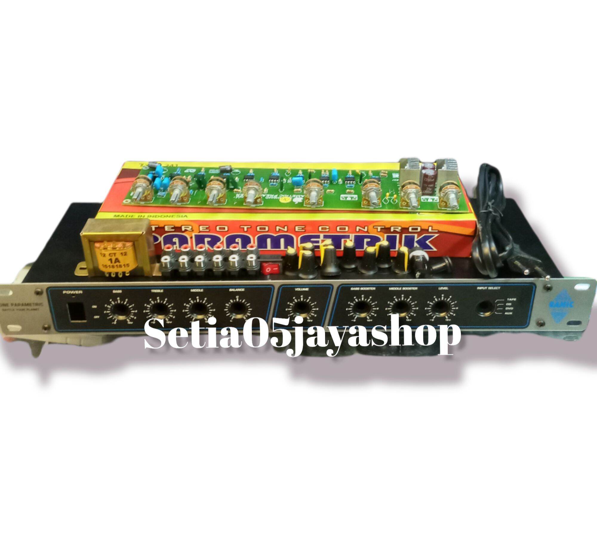kit tone control stereo parametrik paket lengkap box asesorist trafo 1 ...