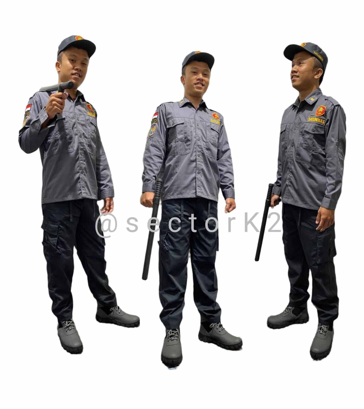 Seragam Linmas Terbaru Satlinmas Abu Terbaru PERMENDAGRI 2023 | Lazada ...