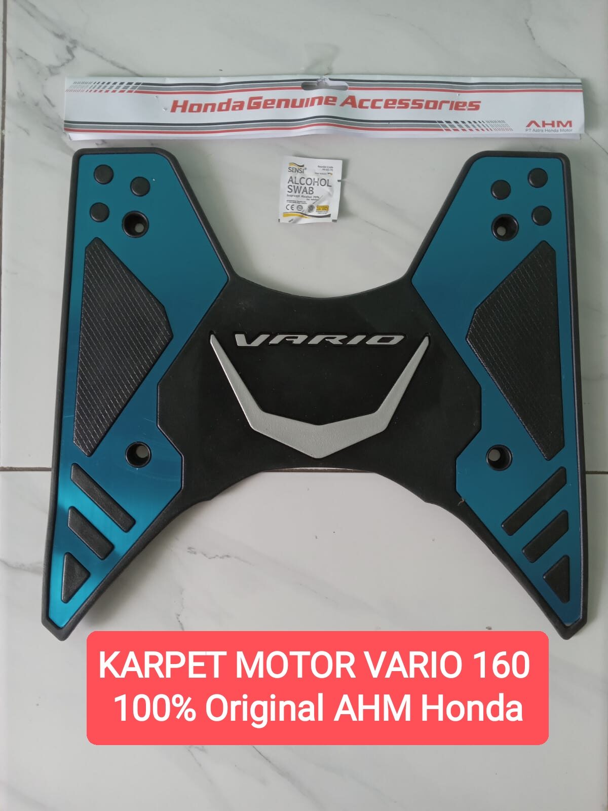 Karpet Motor Vario 160 2024 - 2021 Original Honda AHM Karet Rubber Stepfloor Bordes Alas Kaki ...