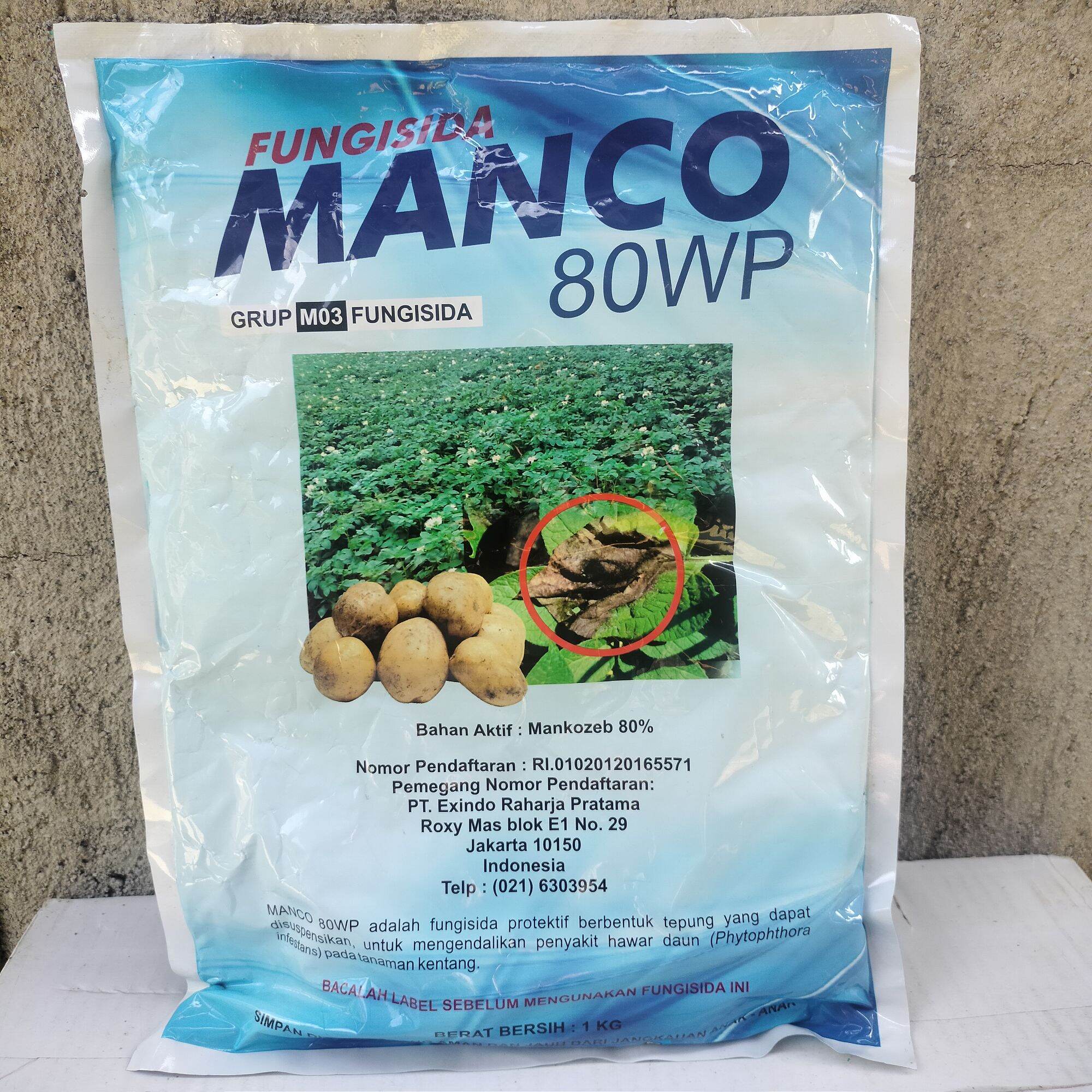 MANCO 80WP isi 1KG/Mankozeb mancozeb biru 80%/fungisida | Lazada Indonesia