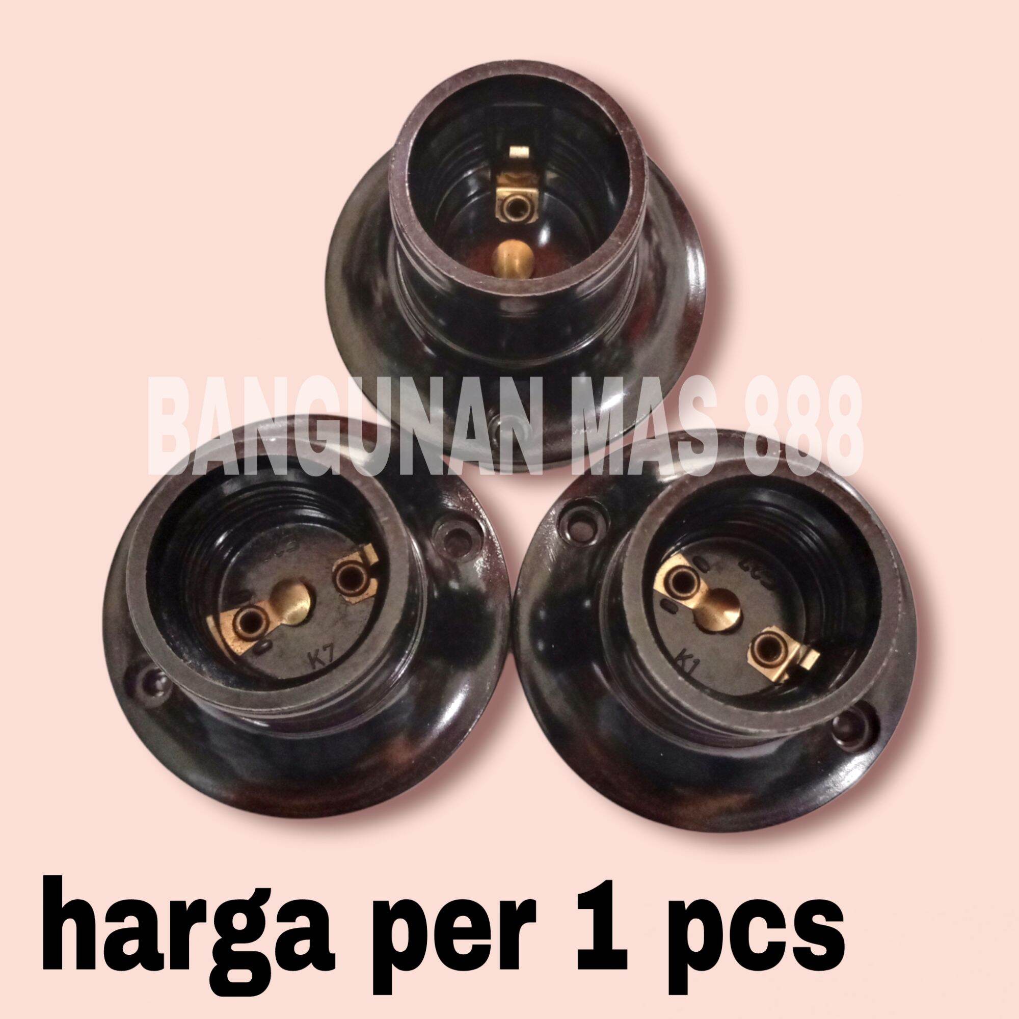 FITTING LAMPU BROCO HITAM BAGUS-FITING LAMPU PLAFON-FITING LAMPU MURAH ...