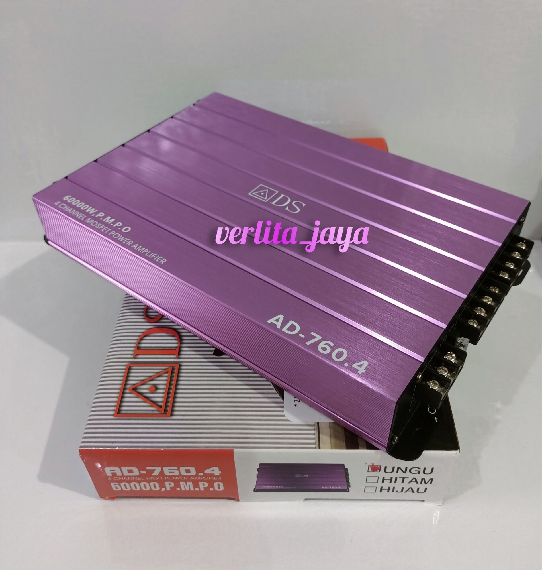 Power amplifier ADS AD-760.4 Mosfet 4 channel high qualify | Lazada ...