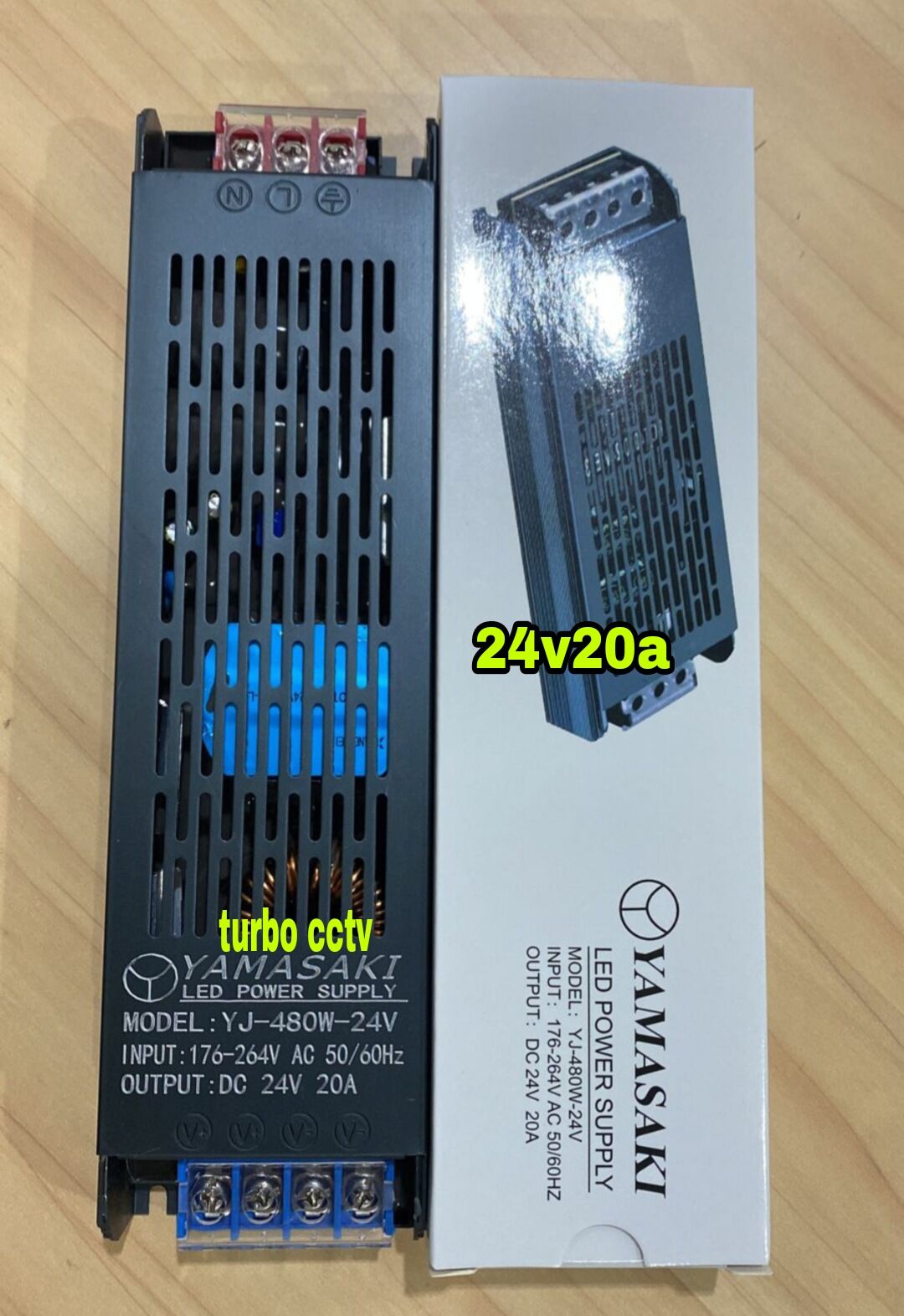 Trafo Adaptor Slim Power Supply 24V 20A 480W DIJAMIN FULL POWER ...