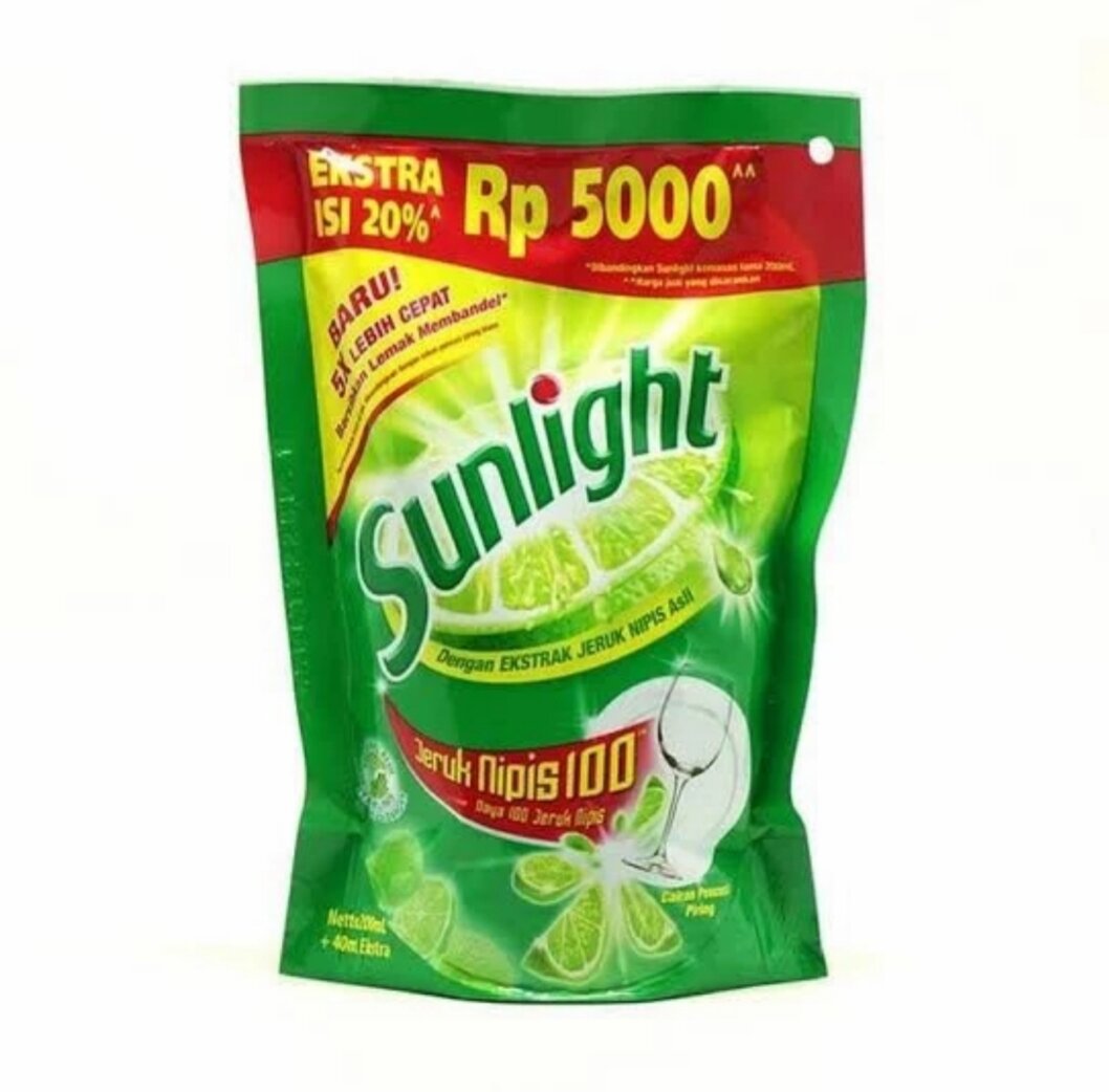 Sabun Pencuci Piring Sunlight 210 ml | Lazada Indonesia