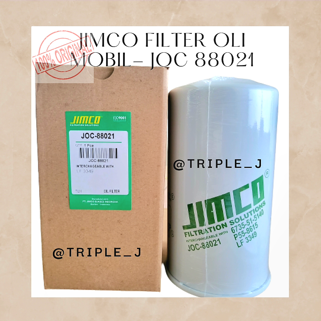 Jimco Filter Oli Mobil Cummins Genset/ Daewoo Excavator Dh130-2 / PC 200-8 -JOC 88021 | Lazada ...
