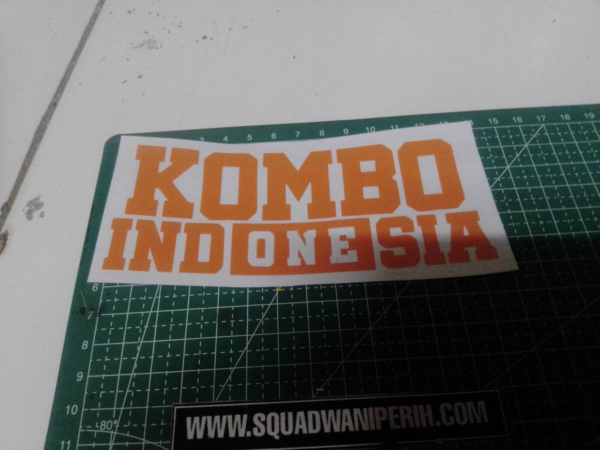 cutting sticker KOMBO INDONESIA | Lazada Indonesia