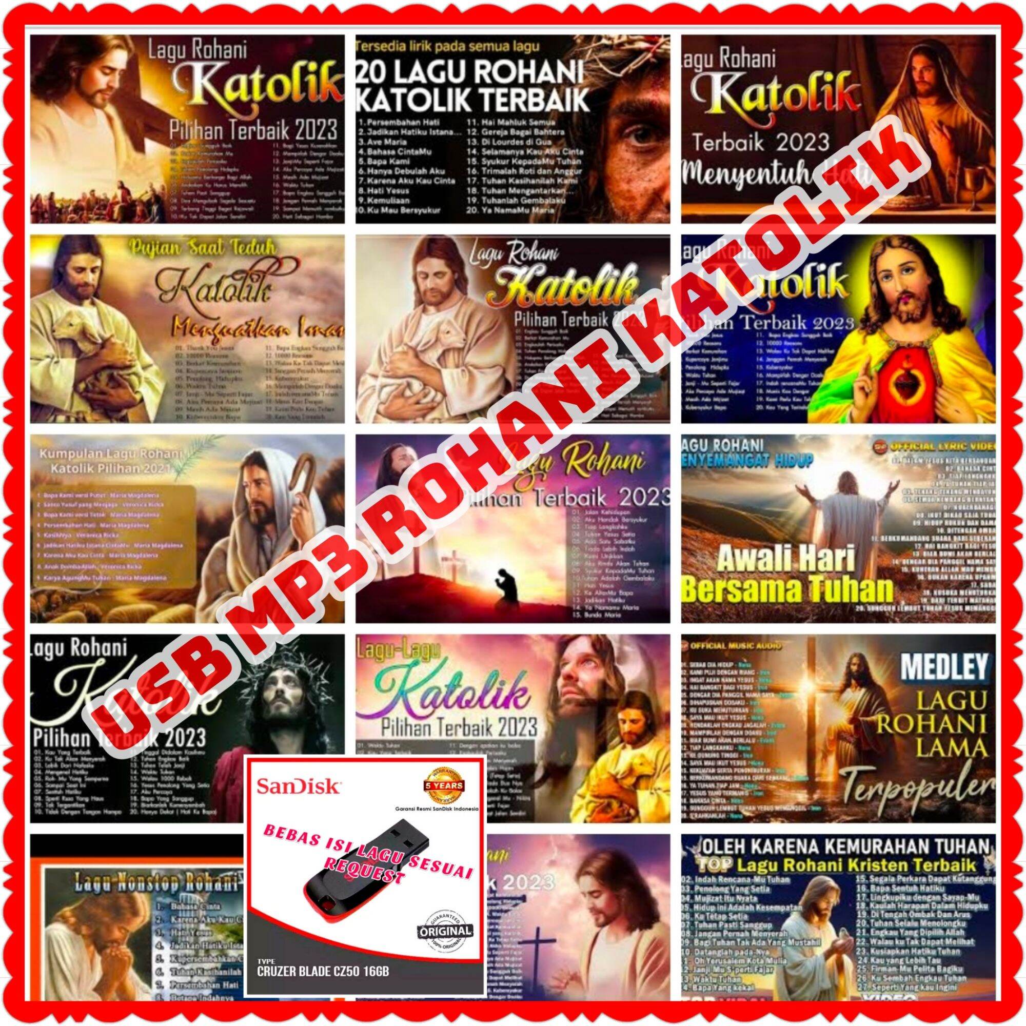 FLASHDISK USB FULL LAGU ROHANI KATOLIK-LAGU ROHANI KATOLIK MP3-LAGU ...