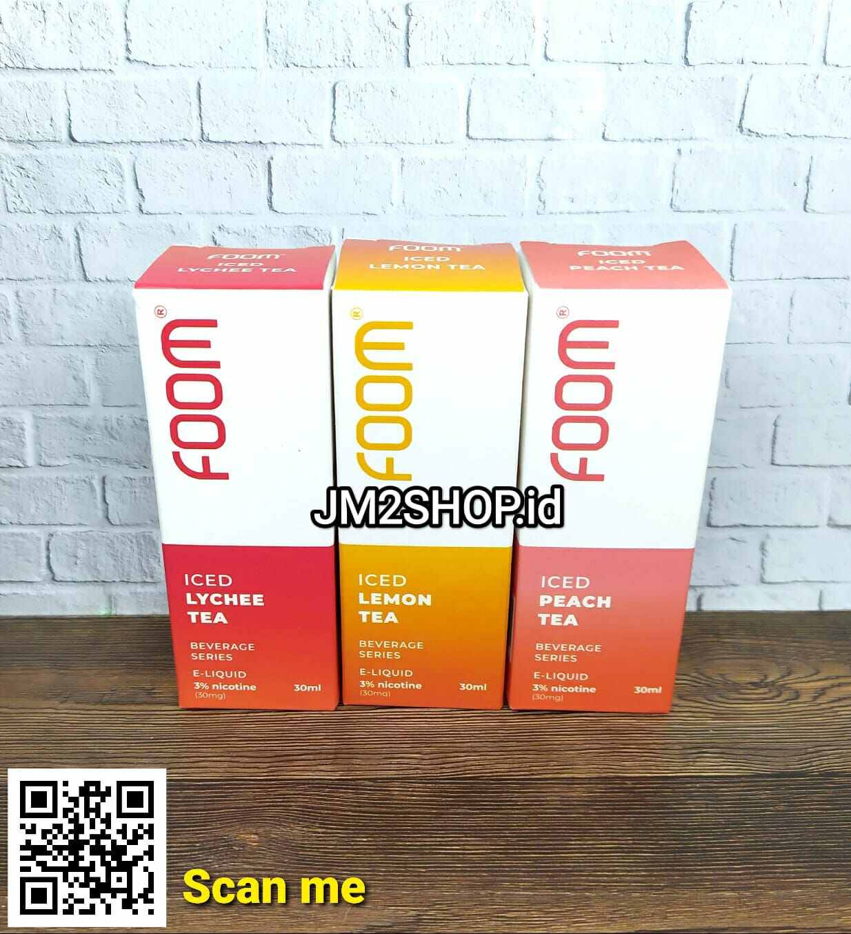 Salt nicotine Foom Ice Tea Series 30ml 30mg | Lazada Indonesia