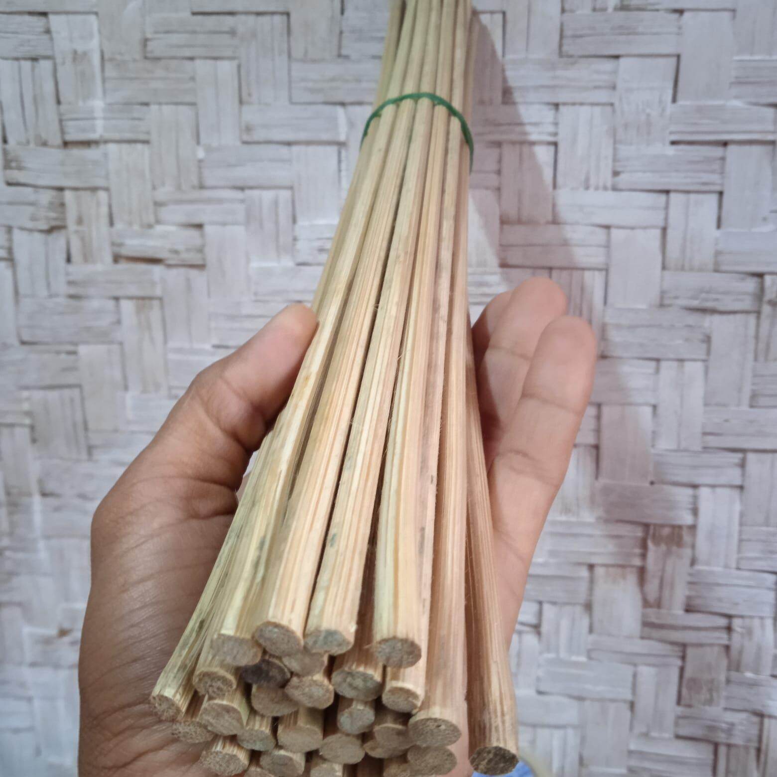 Stik bambu lidi bulat harga per satu 50 batang panjang 50 cm diameter 0 ...