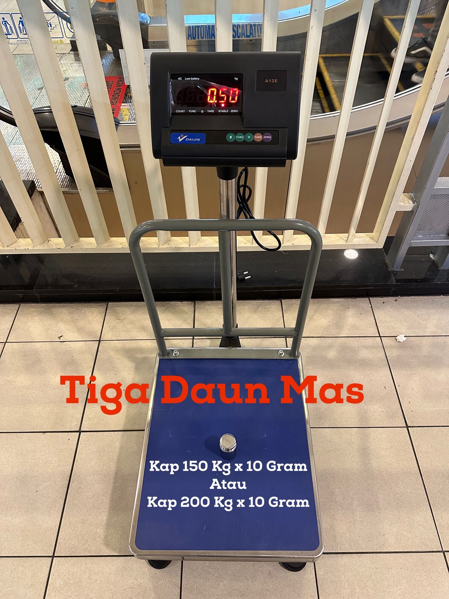 Timbangan Digital A12E 150 Kg Pagar / Timbangan Lan A12E 150 Kg Pagar ...