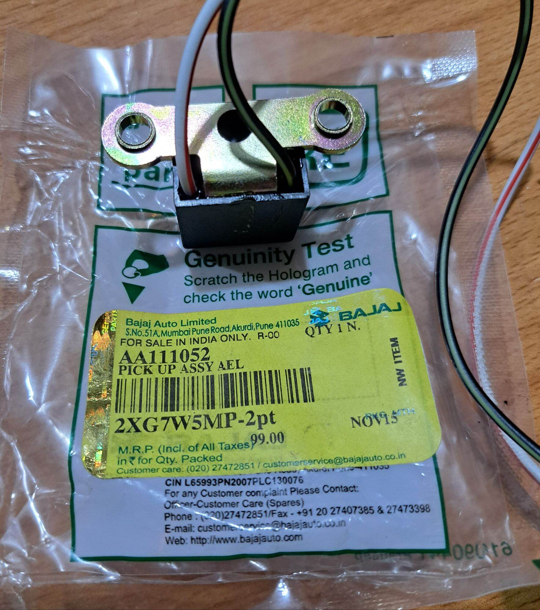 PULSER PICK UP COIL ASSY BAJAJ PULSAR KAWASAKI 200 NS ORIGINAL | Lazada ...