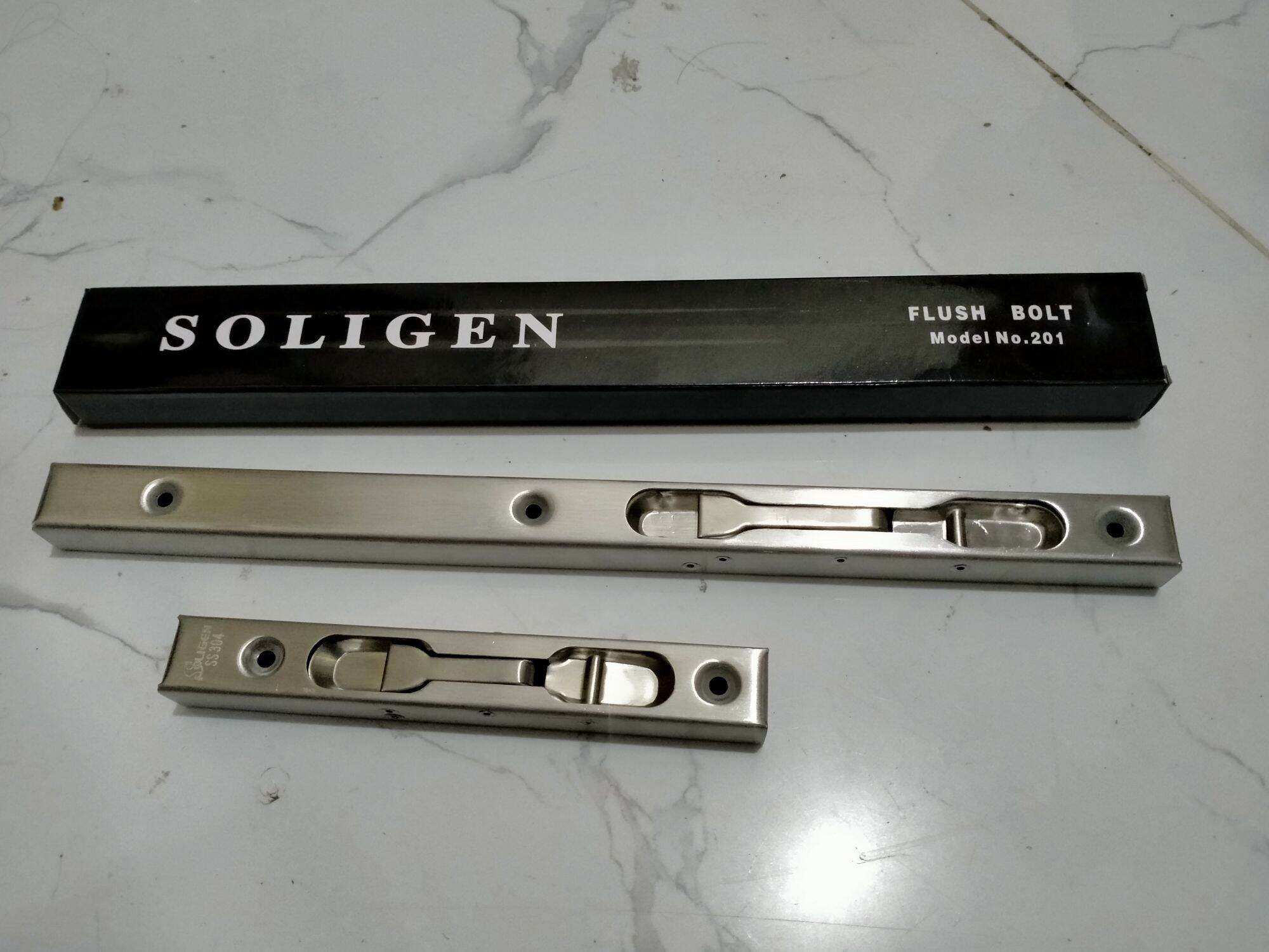 Grendel tanam selot tanam soligen classic 6" + 12" selot tanam stenlis ...