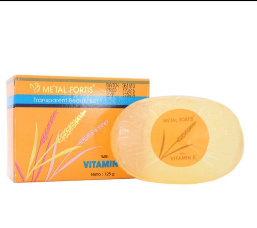 Metal Fortis Sabun Wajah Batang Vitamin E Transparant 125 gr | Lazada ...