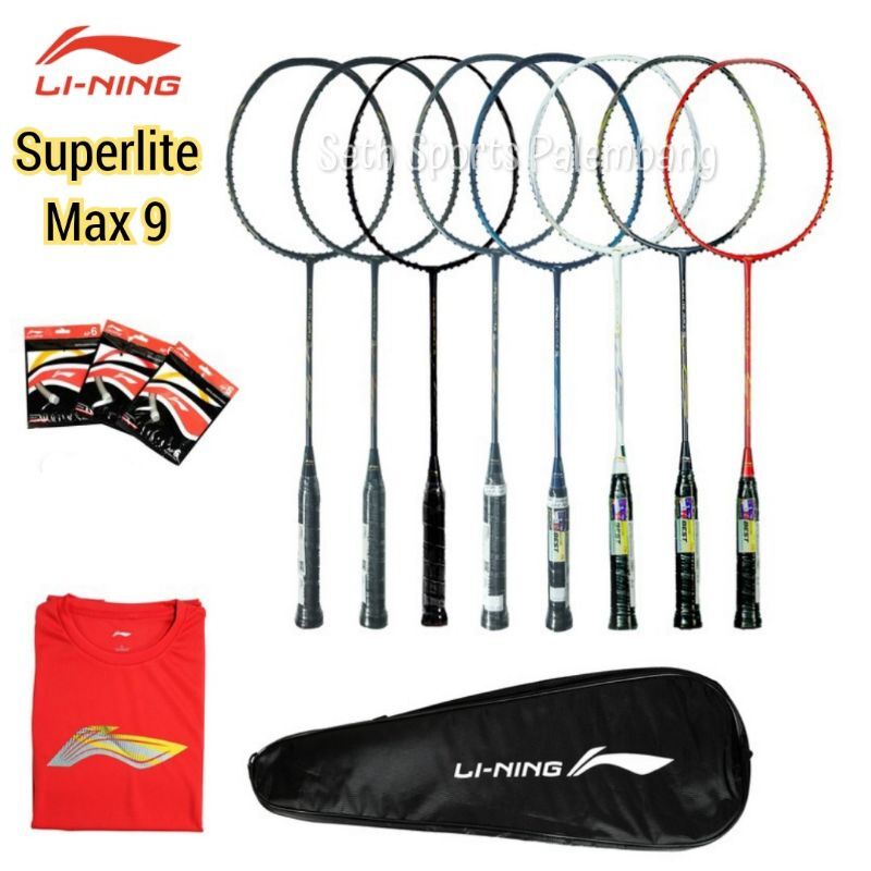 NEW Raket Badminton LINING G-FORCE SUPERLITE MAX 9 ORIGINAL | Lazada ...