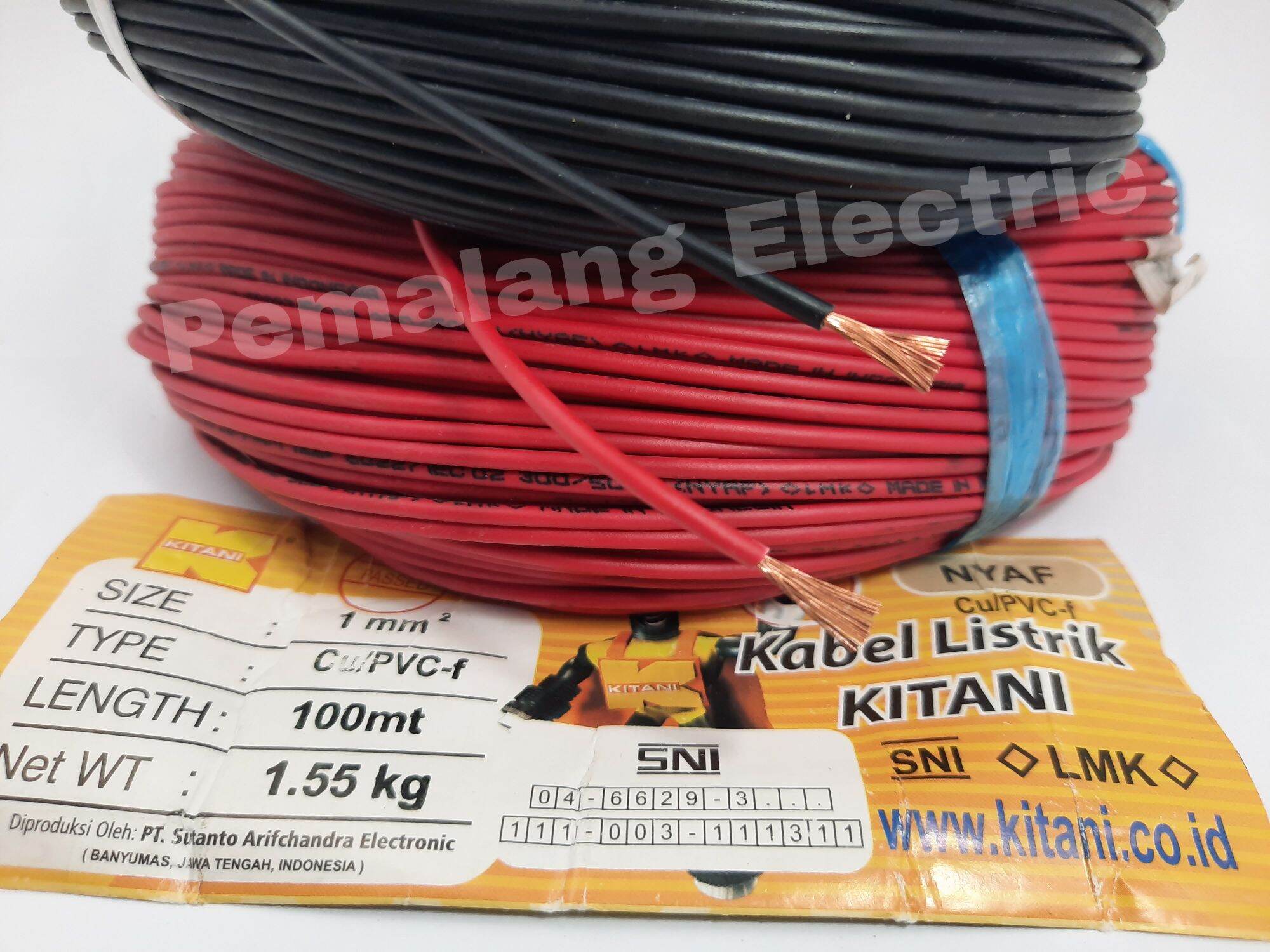 Kabel Kitani NYAF 1mm Per Meter | Lazada Indonesia