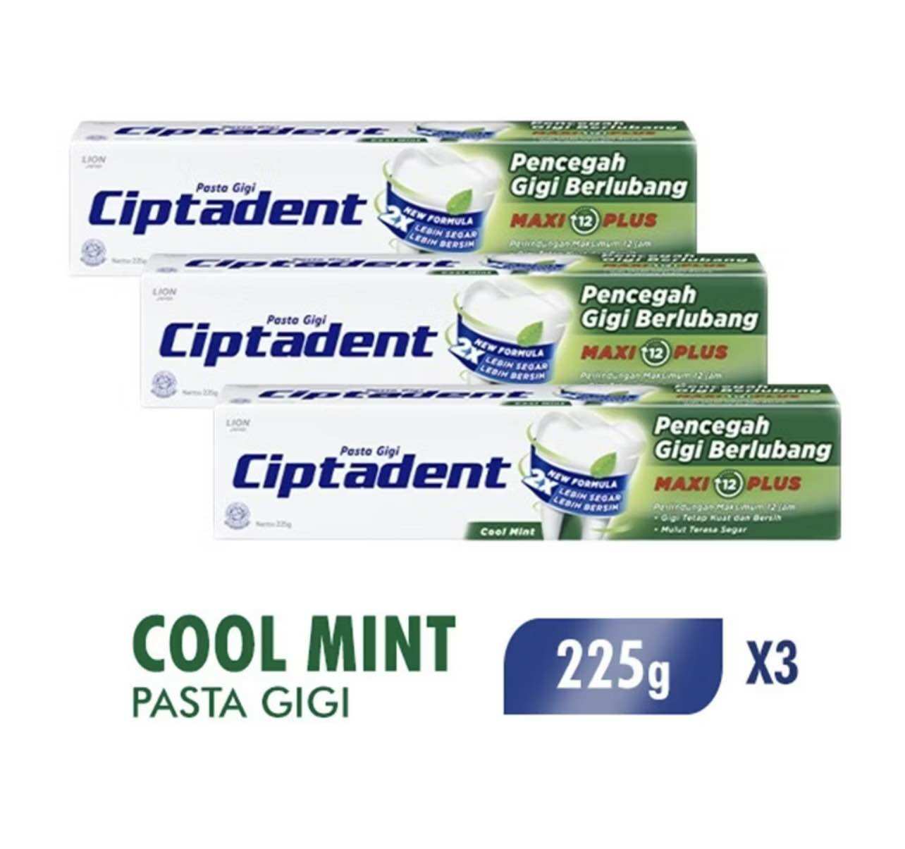 Ciptaden pasta gigi maxi jumbo 225g x3 | Lazada Indonesia