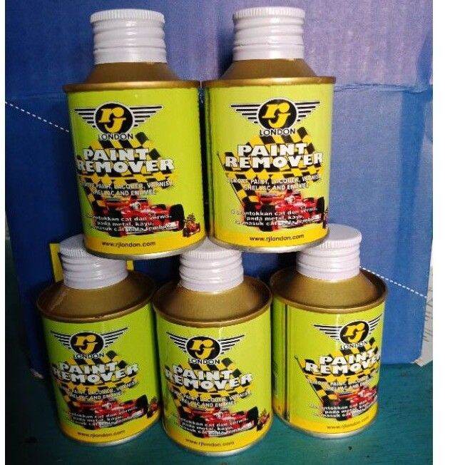 Cairan Perontok Cat / Pernis / Serlak / Enamel 100gr Kayu Logam Tembok ...