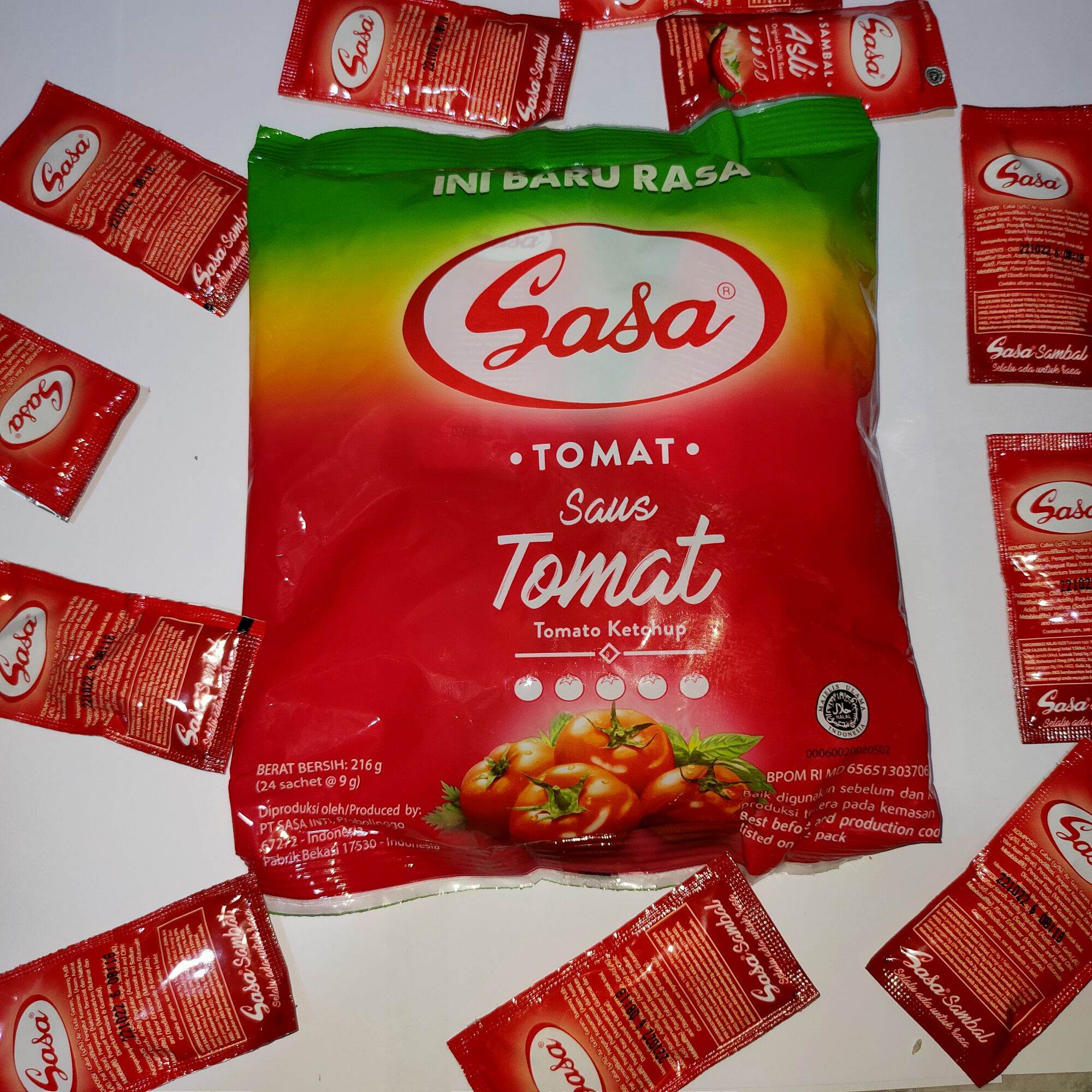 Sasa saus Tomat 24 sachet 8 gram | Lazada Indonesia