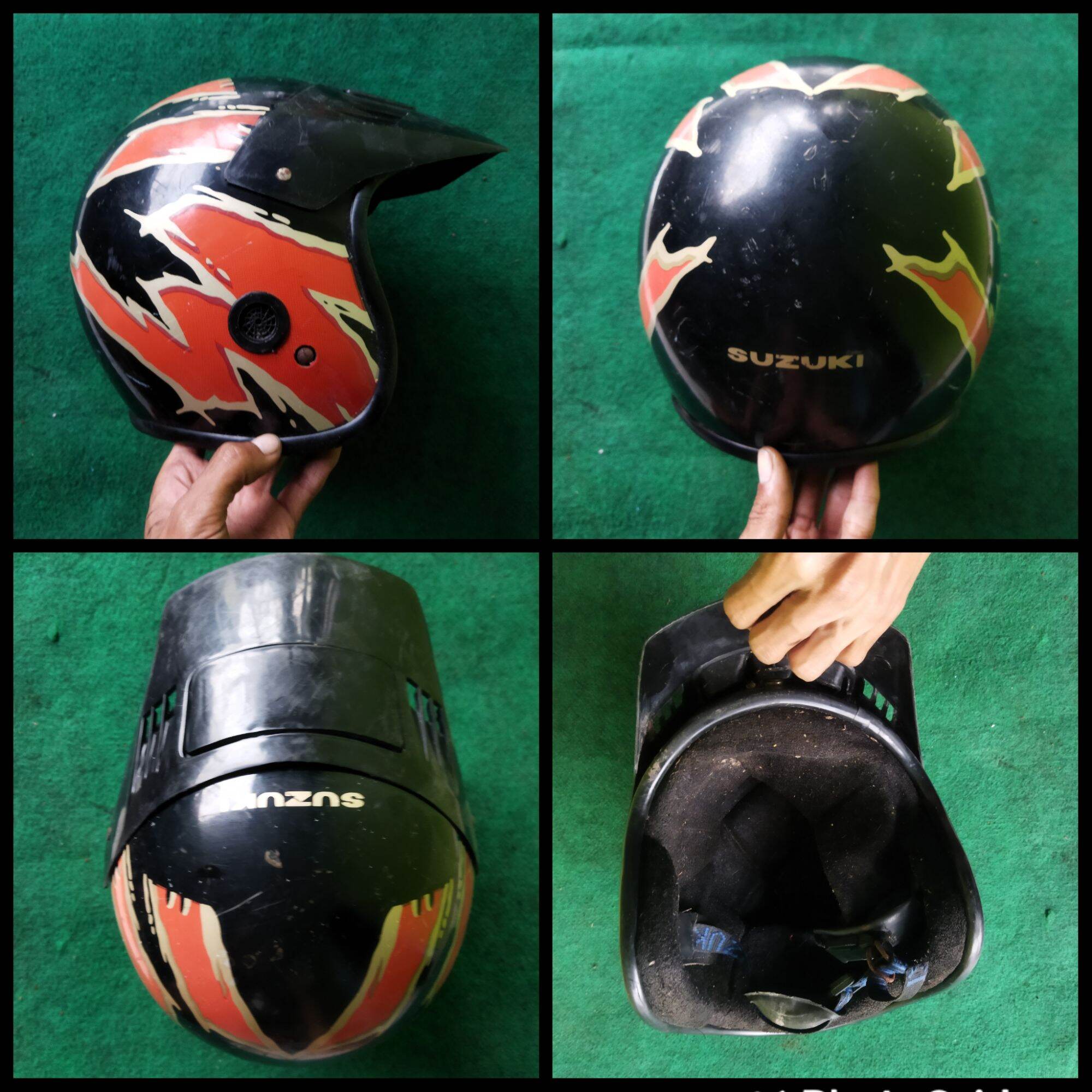 helm suzuki ts 125 original second | Lazada Indonesia