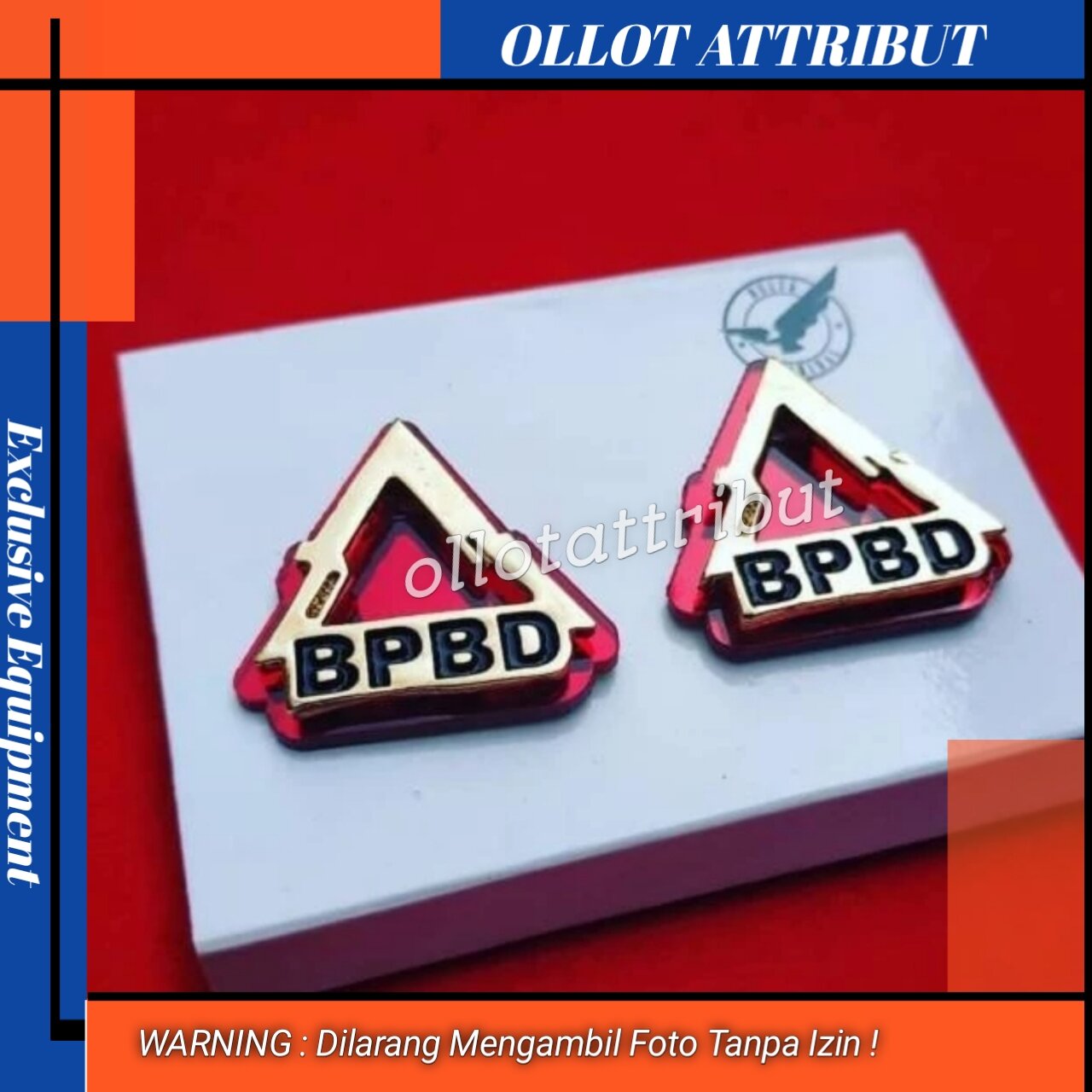 MONOGRAM KERAH BPBD | PIN KERAH BPBD | Lazada Indonesia
