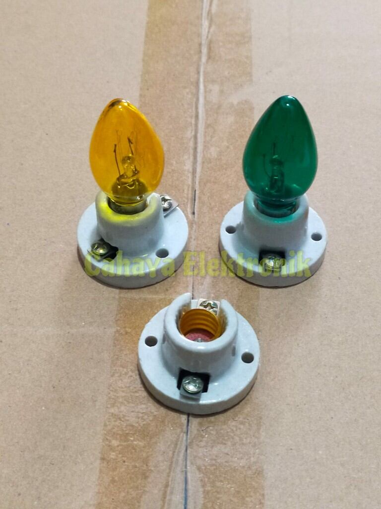 Fitting Lampu Cabe E12 Keramik / Fiting Keramik E12 | Lazada Indonesia