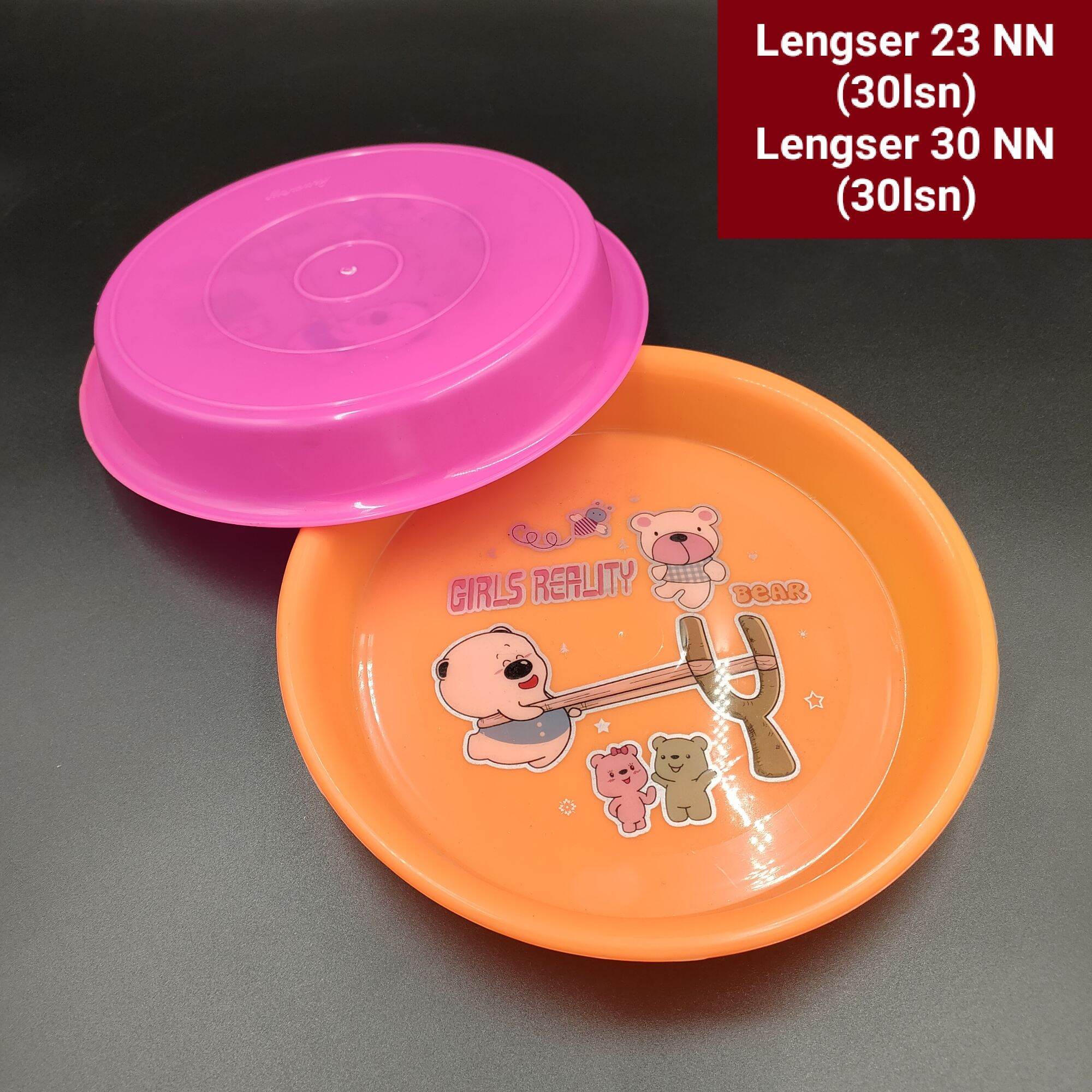 lengser/nampan bulat plastik tebal 23cm paket isi 12pc | Lazada Indonesia