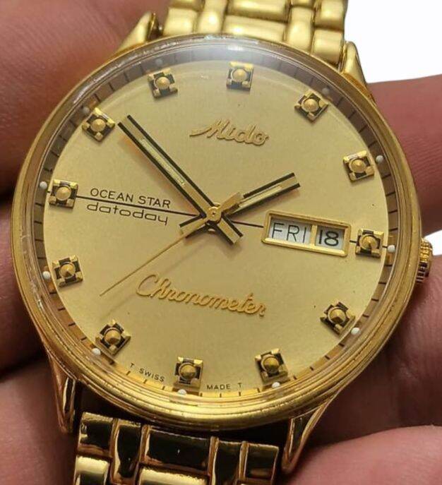 Mido Chronometer gold | Lazada Indonesia