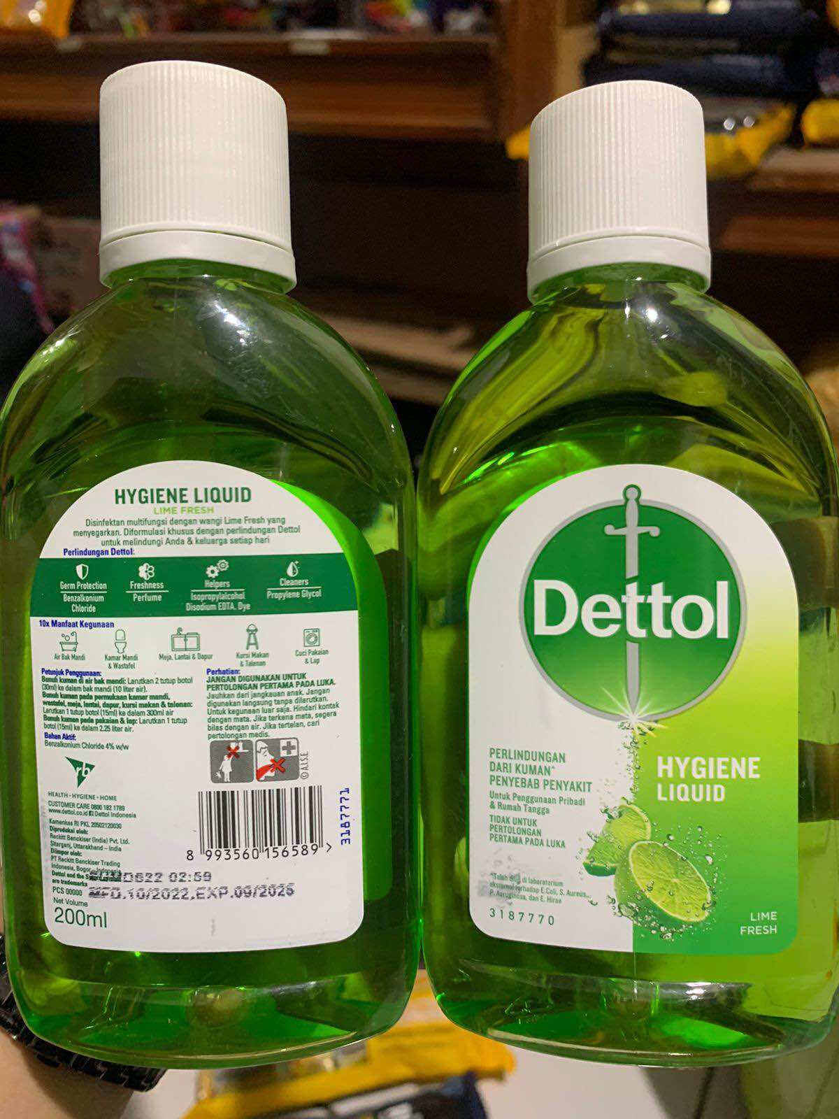 Dettol hygiene liquid botol 200ml | Lazada Indonesia