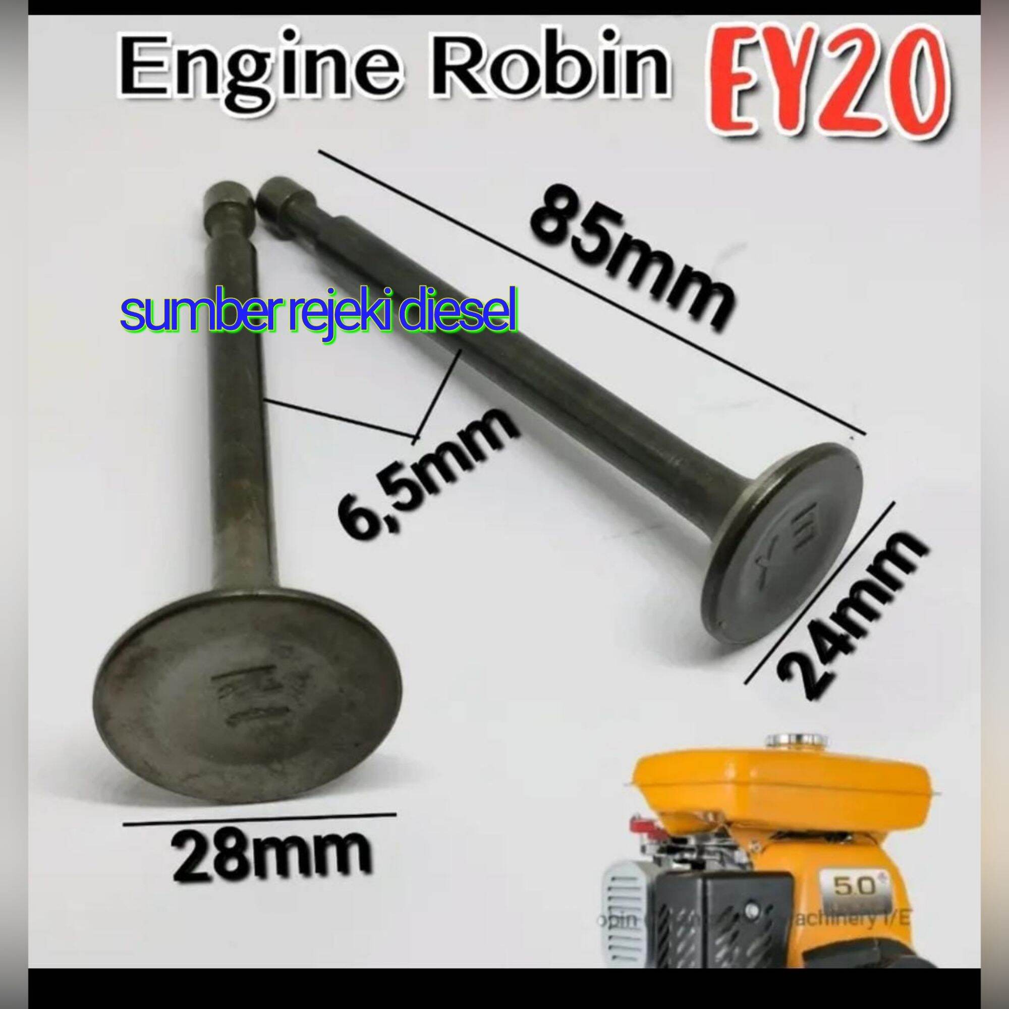 Valve in ex klep api minyak set mesin Robin tipe EY20 5hp | Lazada ... Valve in ex klep api minyak set mesin Robin tipe EY20 5hp | Lazada ...