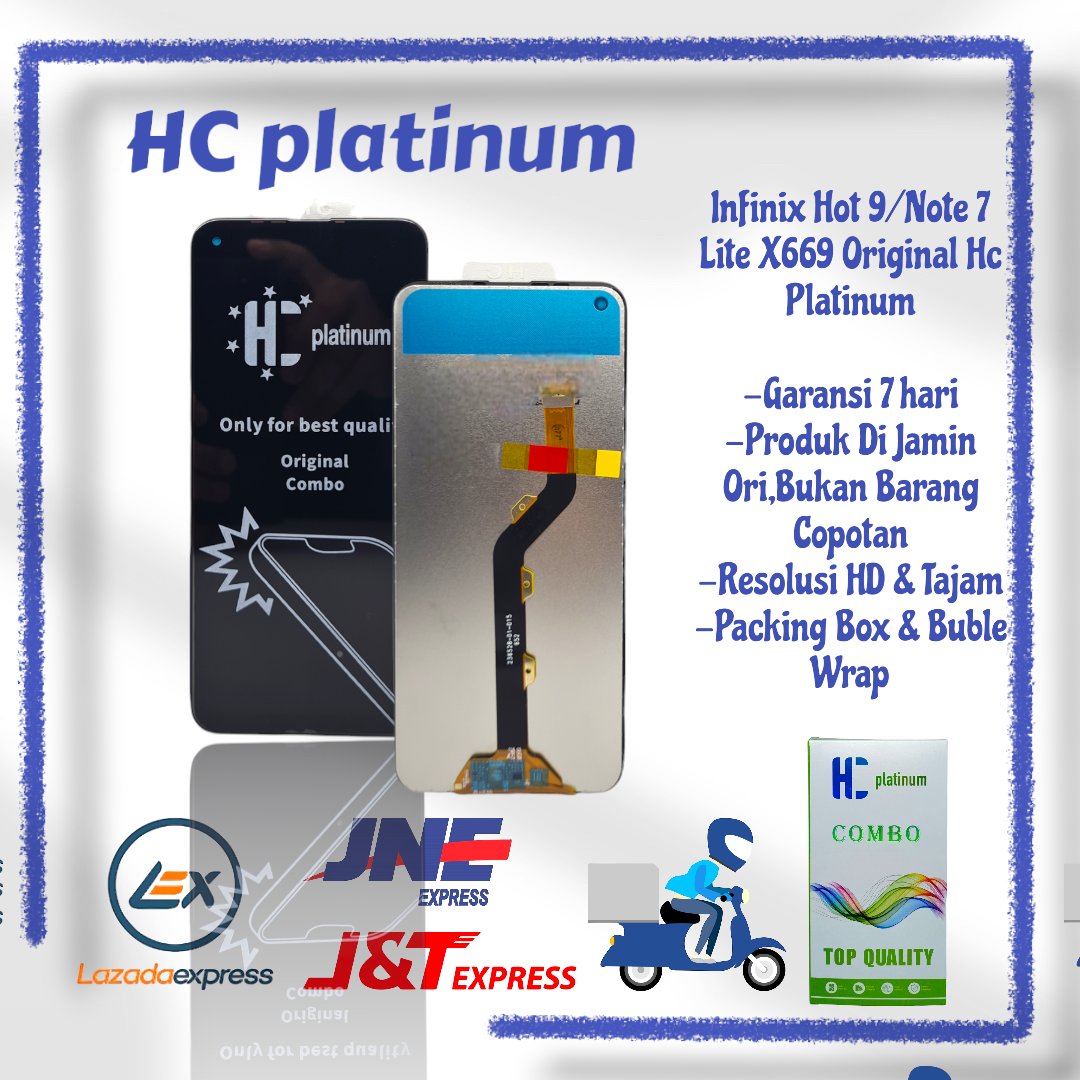 LCD TOUCHSCREE INFINIX HOT 9/X655/INFINIX NOTE 7 LITE X656 ORIGINAL ...