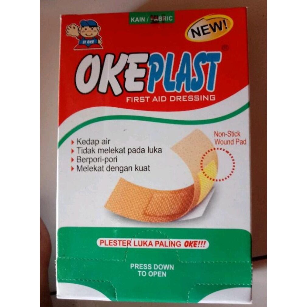 oke plast perekat luka lecet bukan luka hati ya..isi 100 | Lazada Indonesia