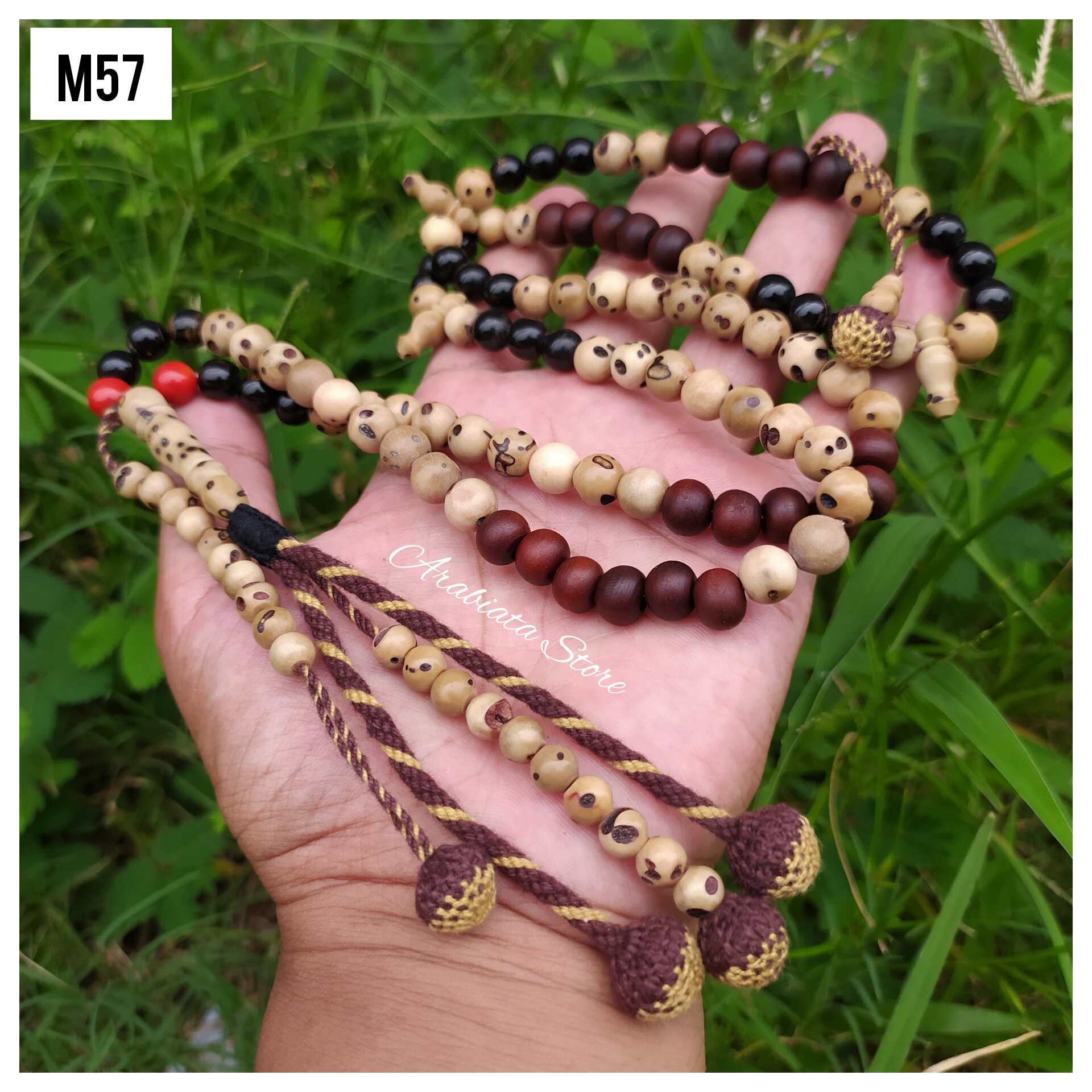 Tasbih Yuser Laut Merah mix Unab Oud Sholib Marjan | Lazada Indonesia