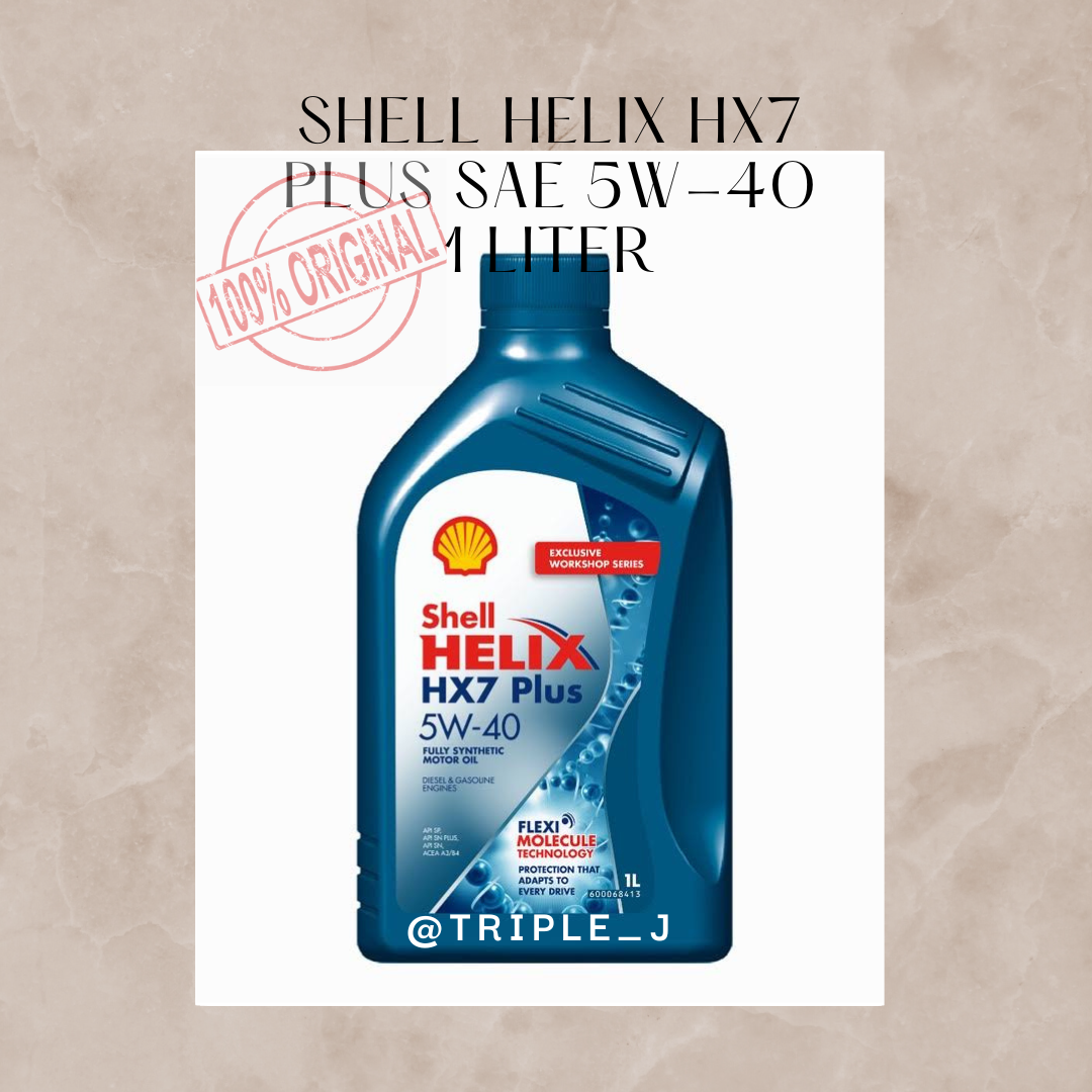 Shell Helix HX7 sae 5W-40 Full Synthetic 1Liter | Lazada Indonesia