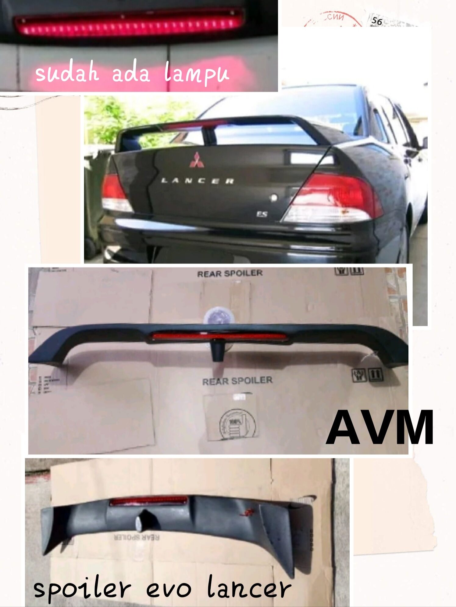 spoiler evo lancer | Lazada Indonesia