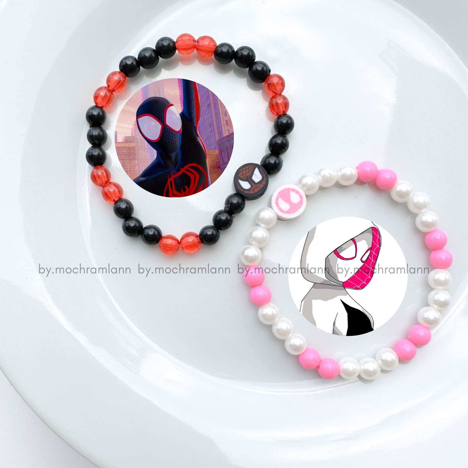 Gelang Couple Spiderman Miles Morales & Gwen Stacy | Spiderman Bracelet ...