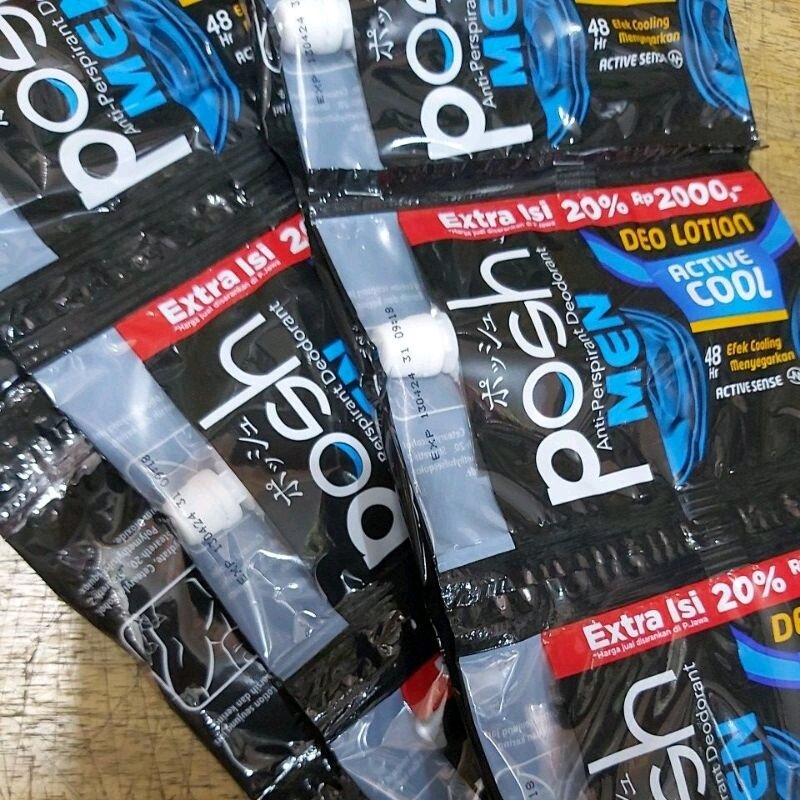 POSH MEN Deodorant Lotion sachet (renceng) | Lazada Indonesia