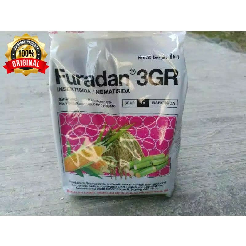 Insektisida furadan 3GR 1kg repack | Lazada Indonesia