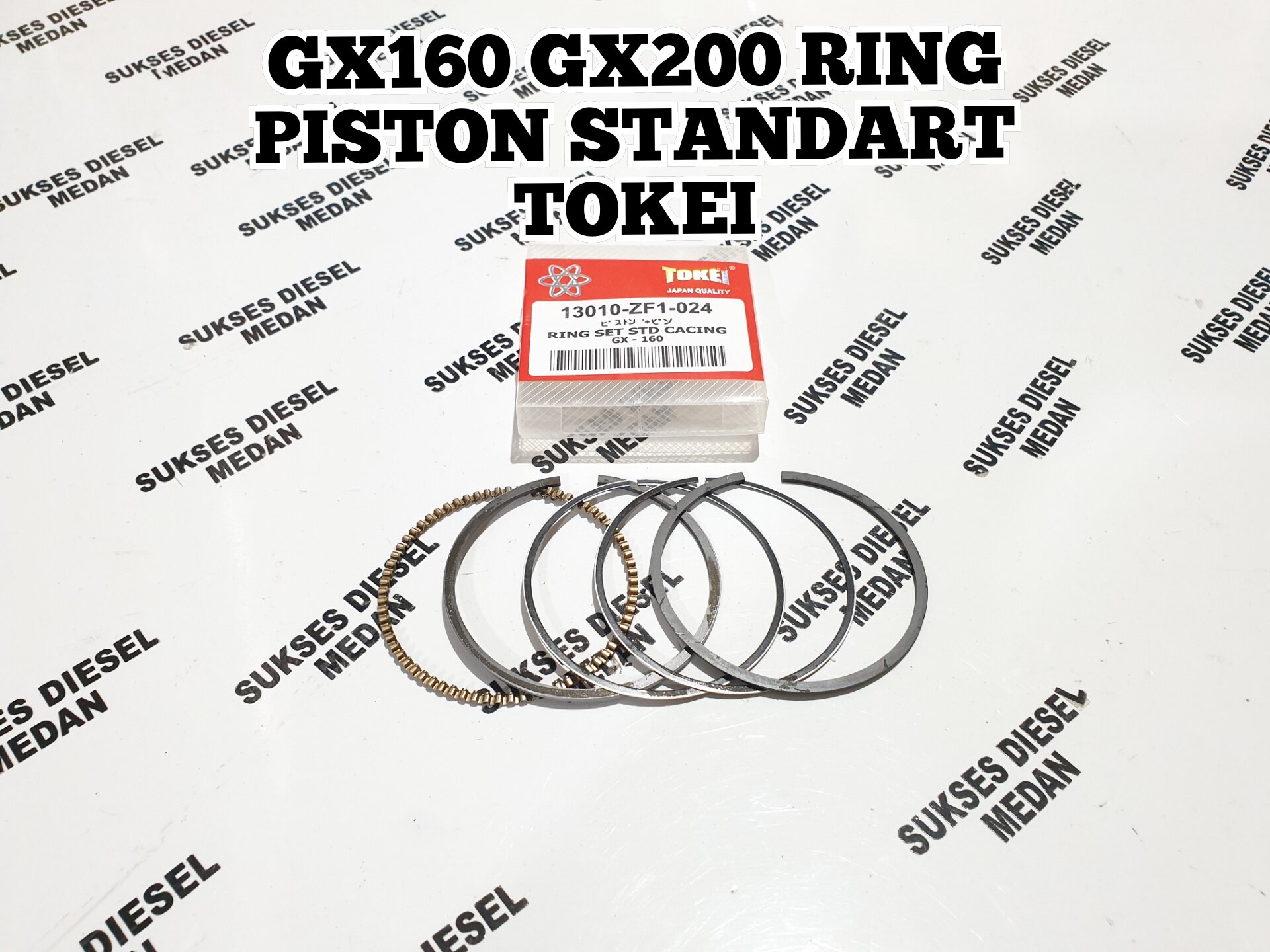 GX160 GX200 Ring Piston Ring Seher Mesin Engine Genset Honda RRT Size STD Tokei | Lazada Indonesia