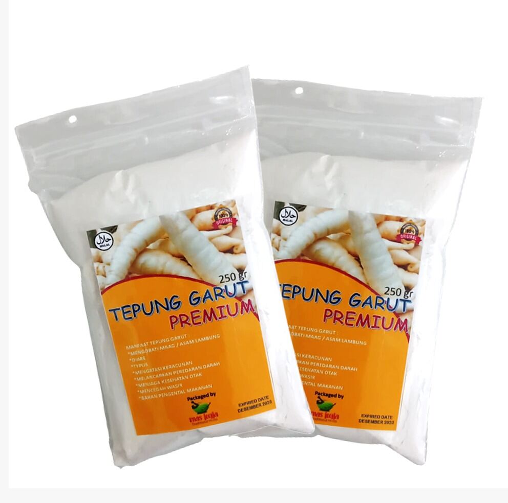 TEPUNG GARUT ANGKRIK / TEPUNG IRUT / UMBI GARUT 1000gr SOLUSI ...
