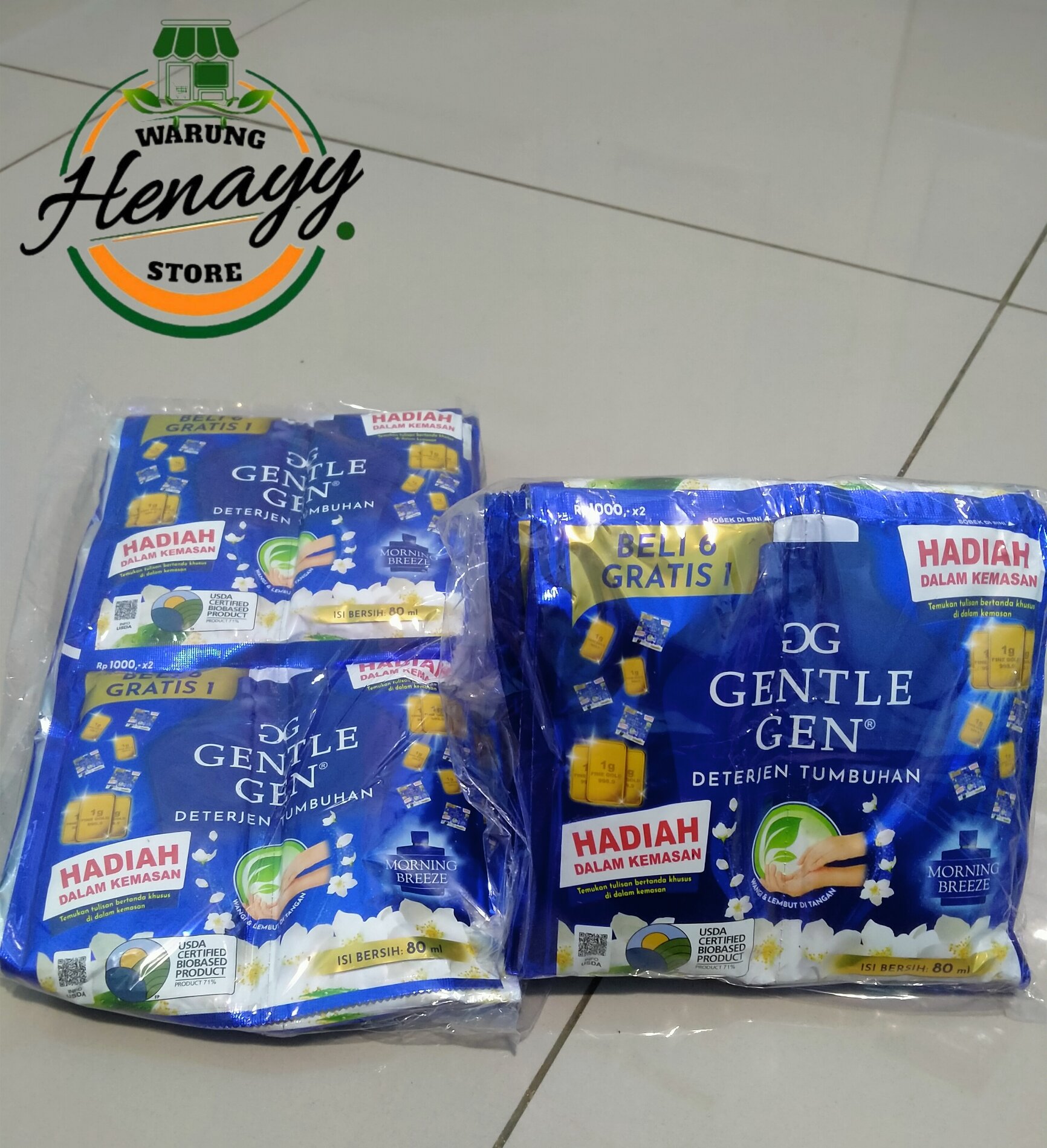 Gentle gen sachet isi 12+2 (14sachet) | Lazada Indonesia