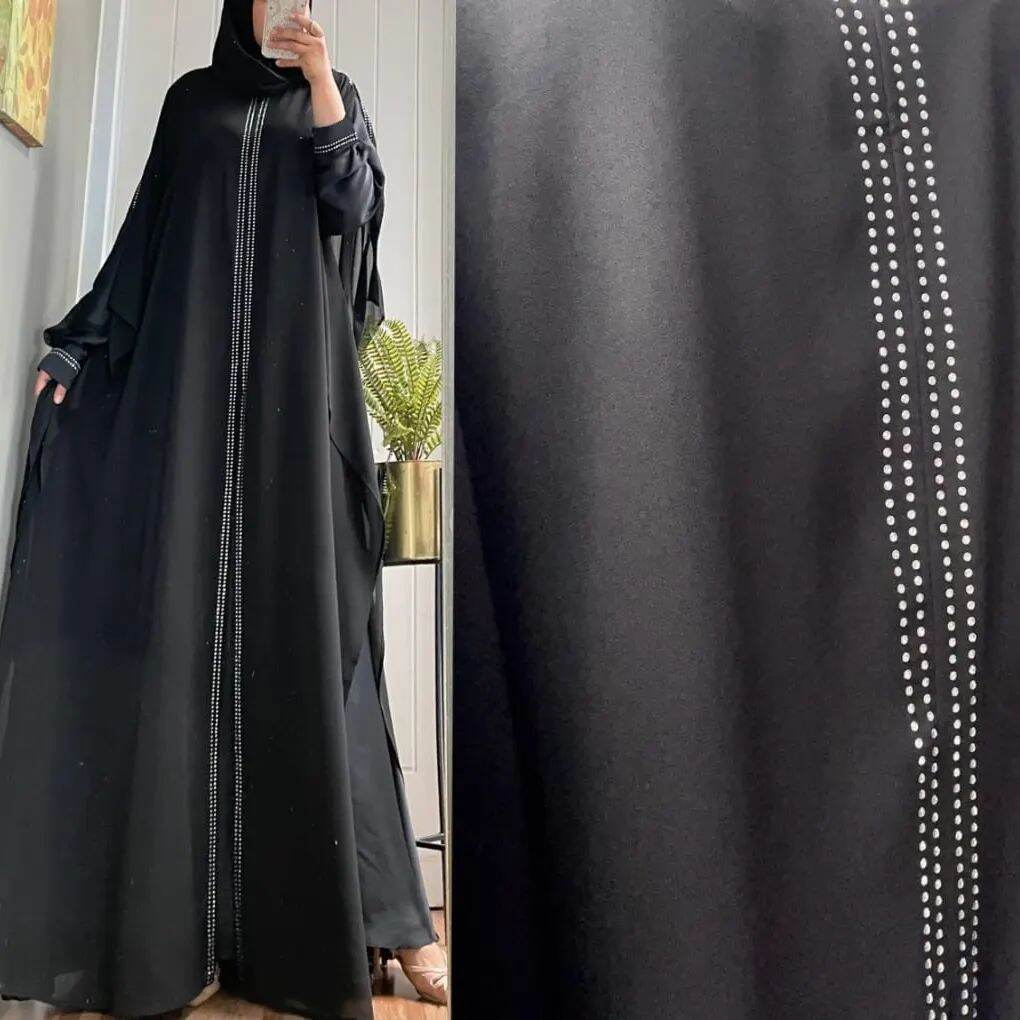 semi abaya simple elegan desain terbaru 2024 kekinian outer lepas bahan ...