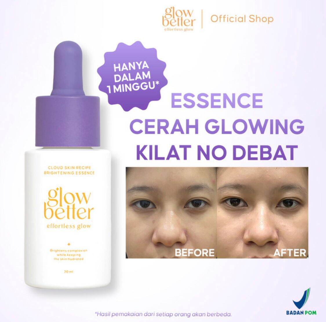 Glow Better Cloud Skin Recipe Brightening Essence | Lazada Indonesia
