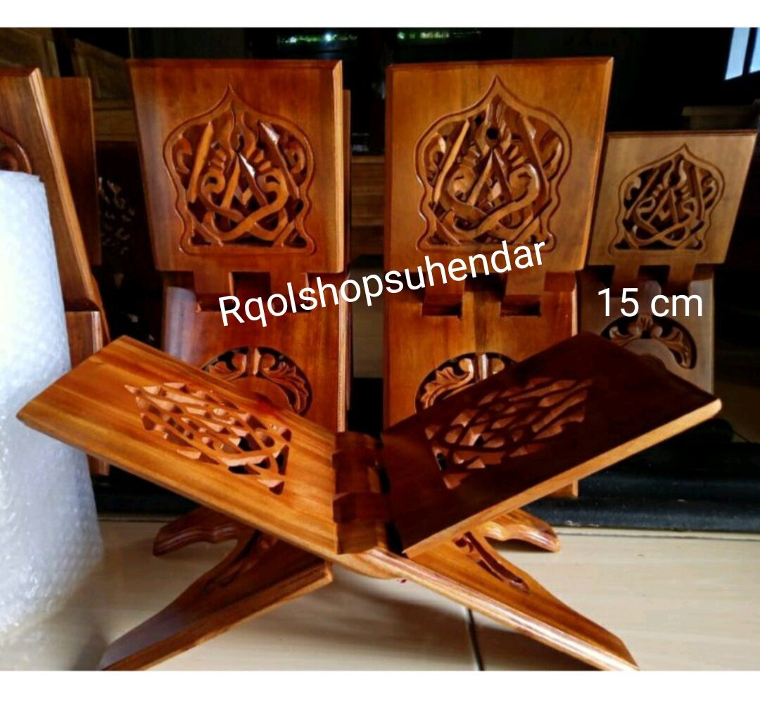 Rekal quran rehal ukir ukuran 15cm | Lazada Indonesia