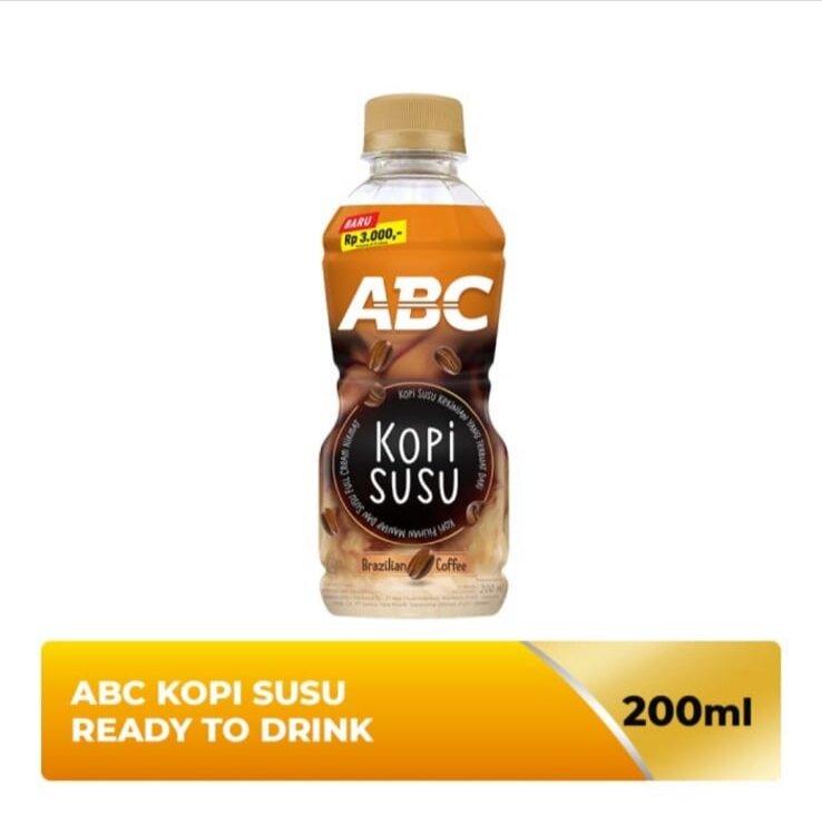 KOPI ABC Kopi Susu Ready to Drink 200 ml Sedus isi 24 BOTOL | Lazada ...