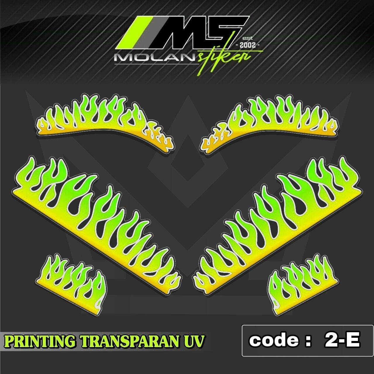 Decal Sticker Striping Variasi Transparan Uv Scoopy Api New Scoopy Api ...