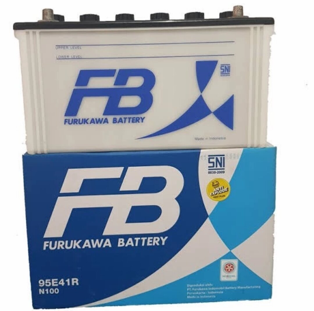 AKI BATERAI BASAH FB FURUKAWA KAPAL TRUCK GENSET N100/95E41R 100AH | Lazada Indonesia