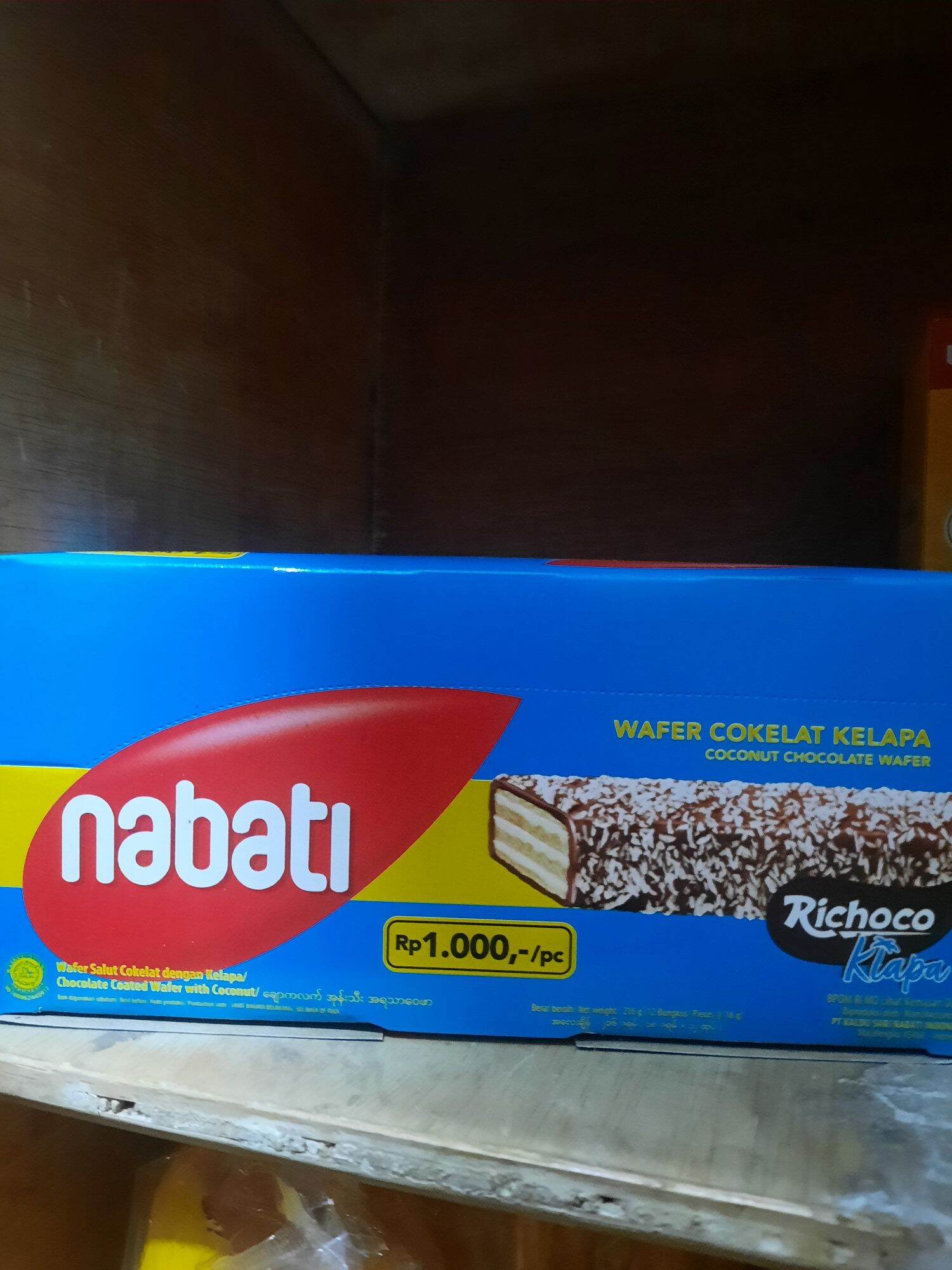 wafer nabati coated coklt 1pk isi 12+2 | Lazada Indonesia