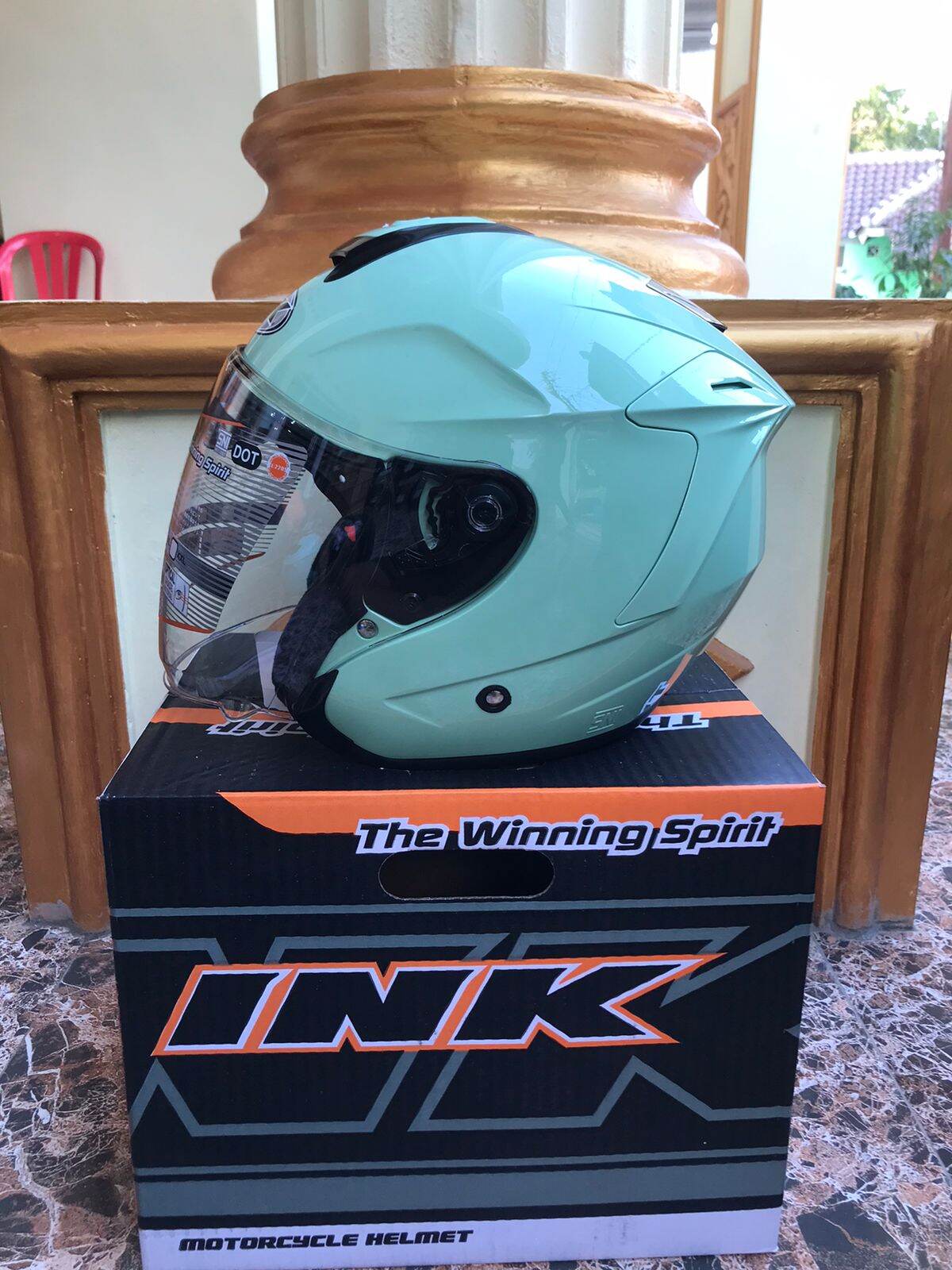 HELM INK DYNAMIC SOLID MATCHA GREEN ORIGINAL 100% | Lazada Indonesia