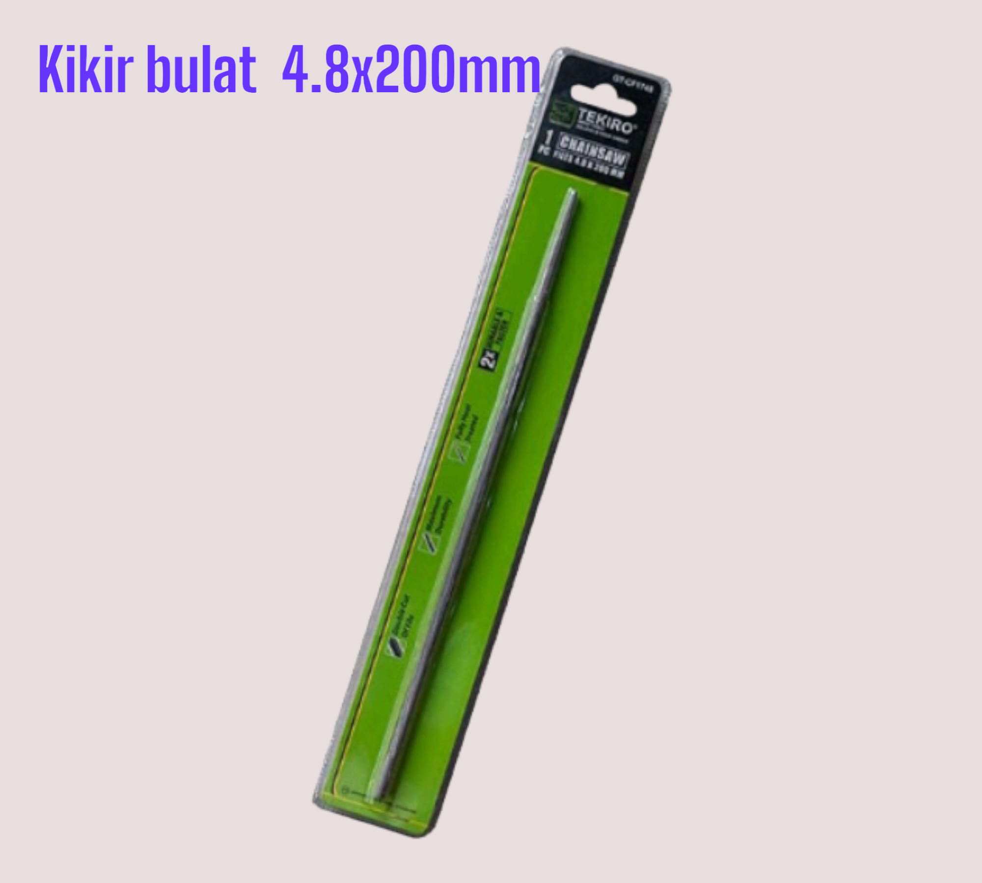 KIKIR BULAT 4.8 x 200 mm Tekiro | Lazada Indonesia