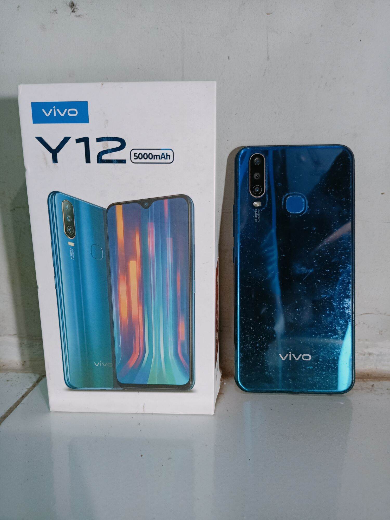 second Vivo Y12 3 32 fullset normal | Lazada Indonesia